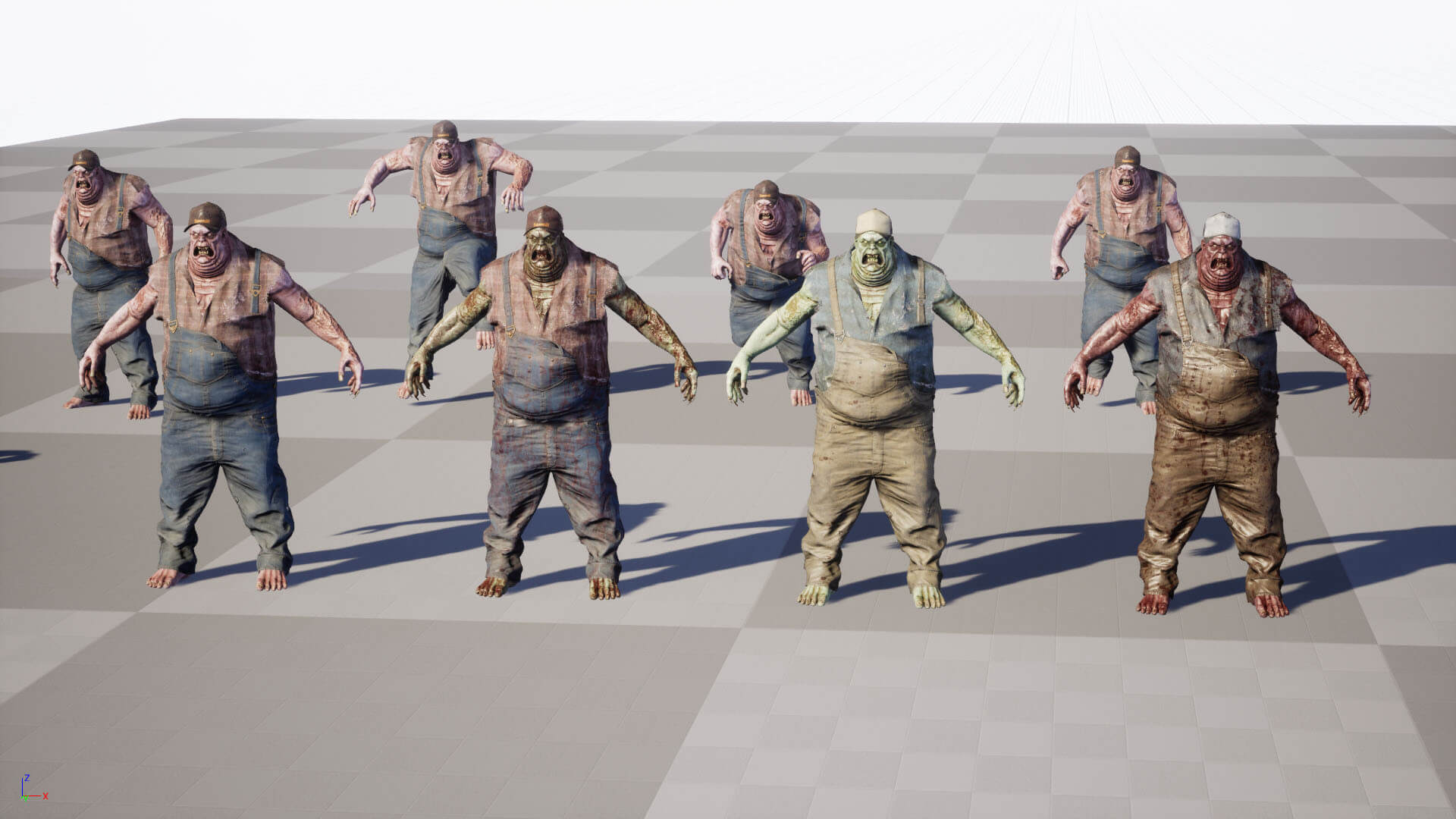 Urban Zombie 2 - 3D Model by andryuha1981