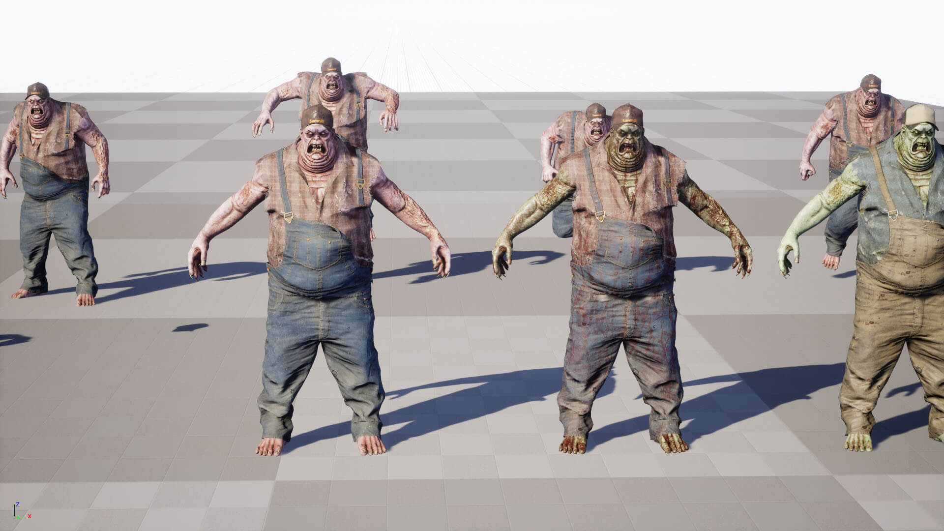 Urban Zombie 2 - 3D Model by andryuha1981