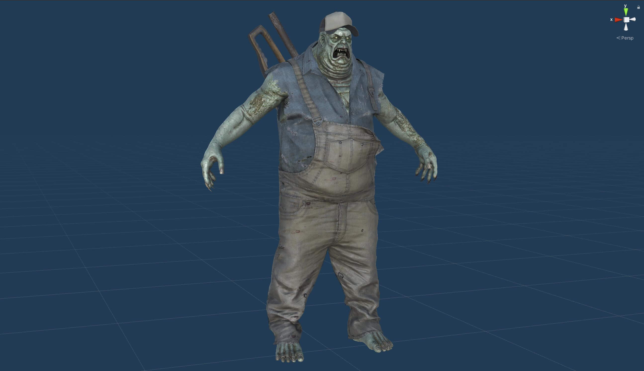 Urban Zombie 2 - 3D Model by andryuha1981