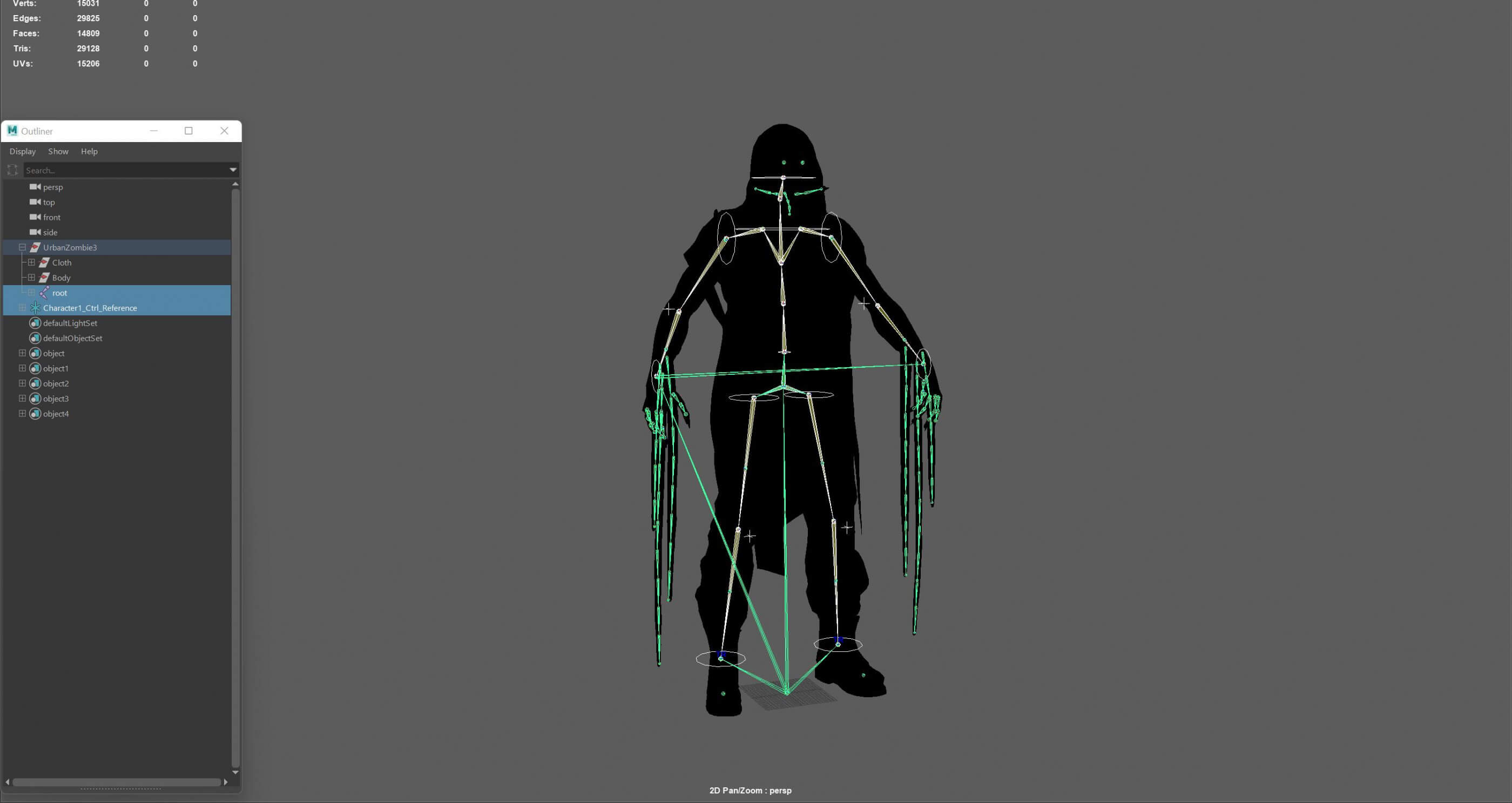 Urban Zombie 3 - 3D Model by andryuha1981