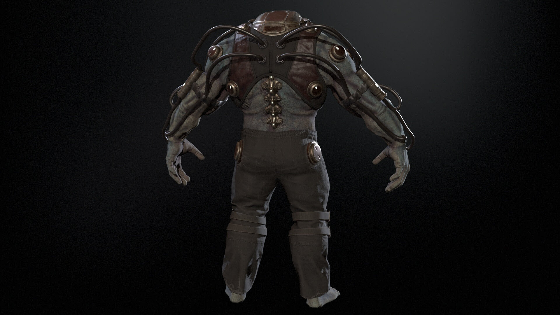 Urban Zombie 6 - 3D Model by andryuha1981