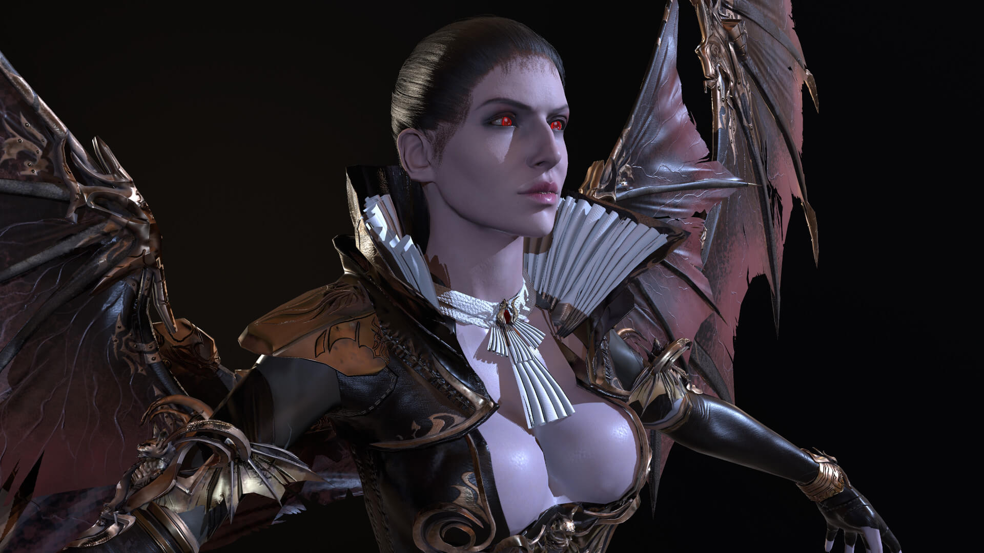 Vampire Girl Final Remaster - 3D Model by andryuha1981