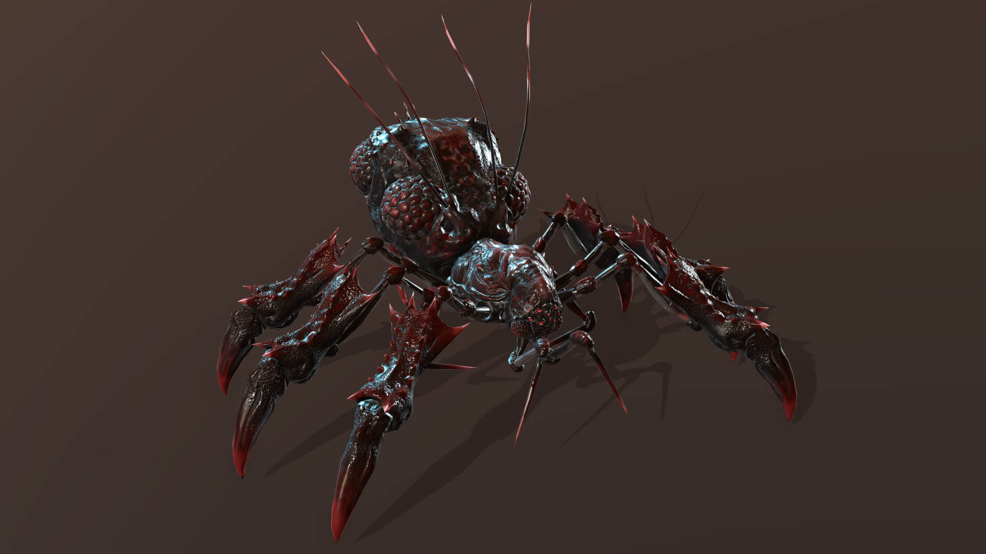 Spider Bug 1 Game Ready - 3D Model by andryuha1981