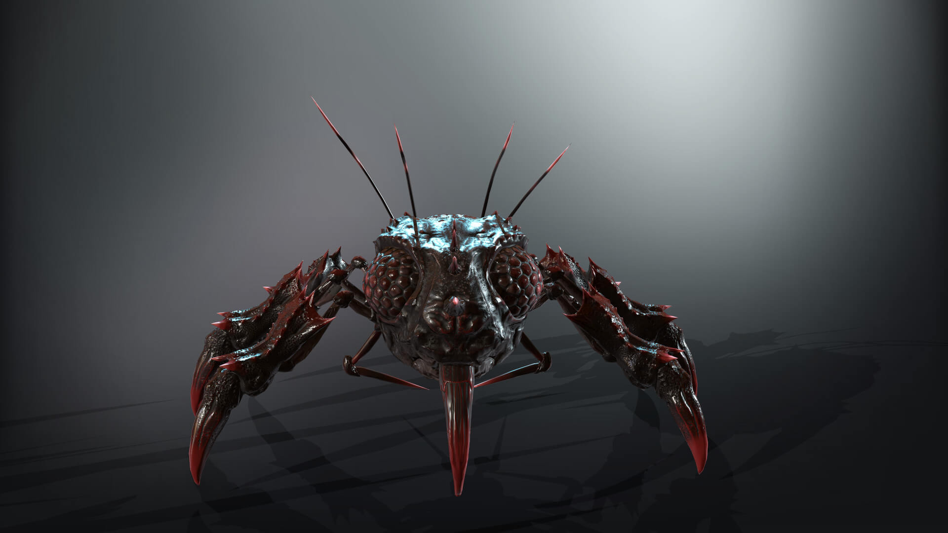 Spider Bug 1 Game Ready - 3D Model by andryuha1981