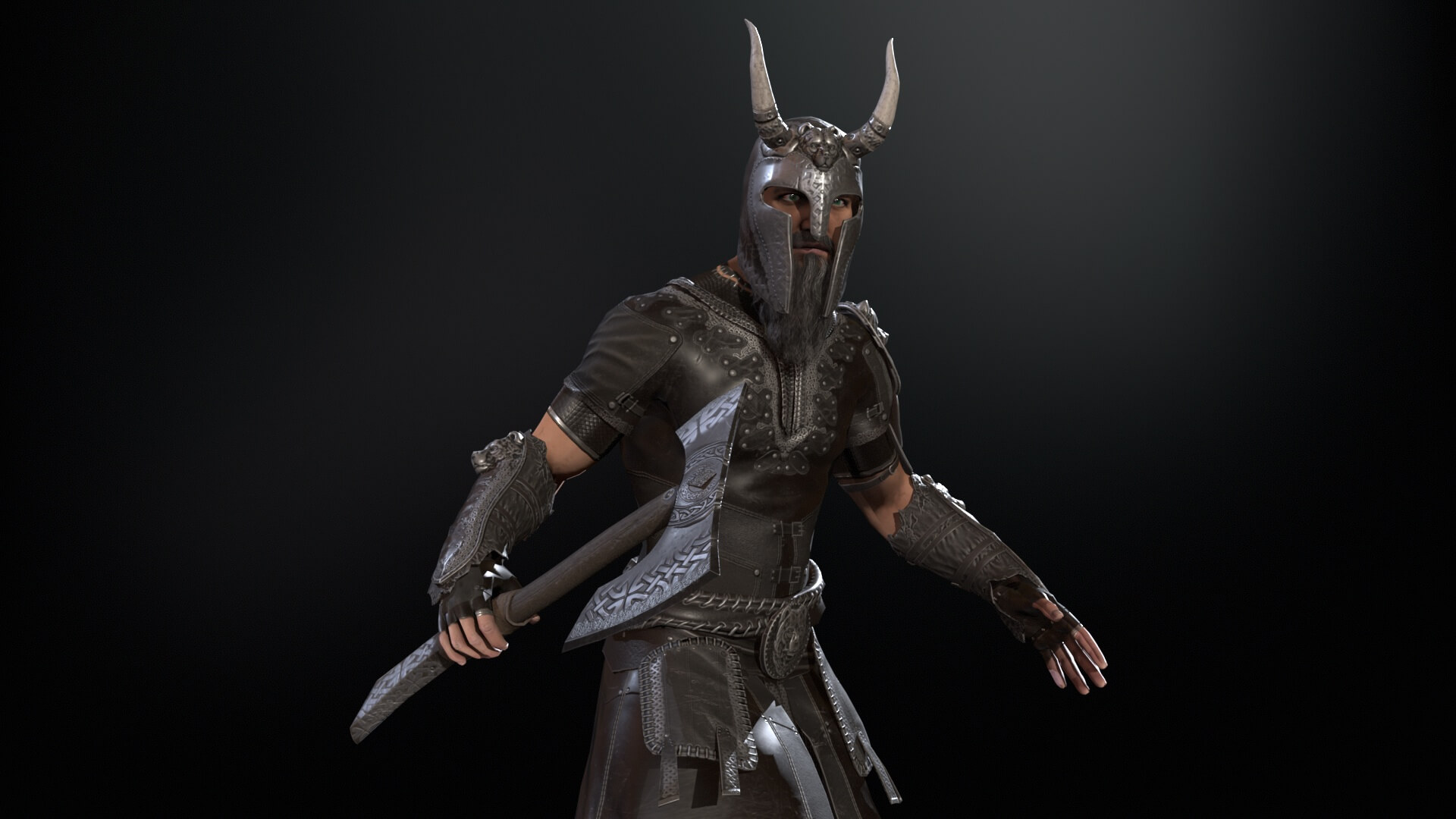 Viking M Game Ready - 3D Model by andryuha1981