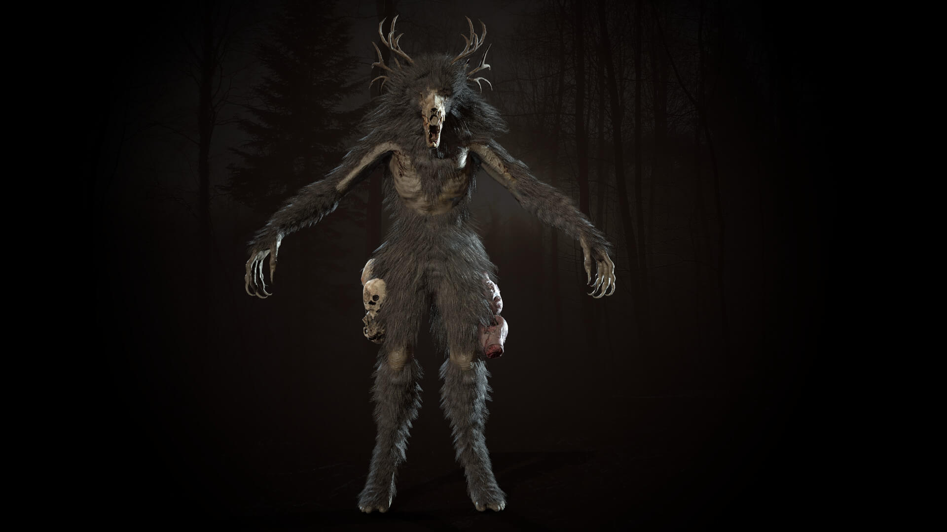 Wendigo Game Ready - 3D Model by andryuha1981