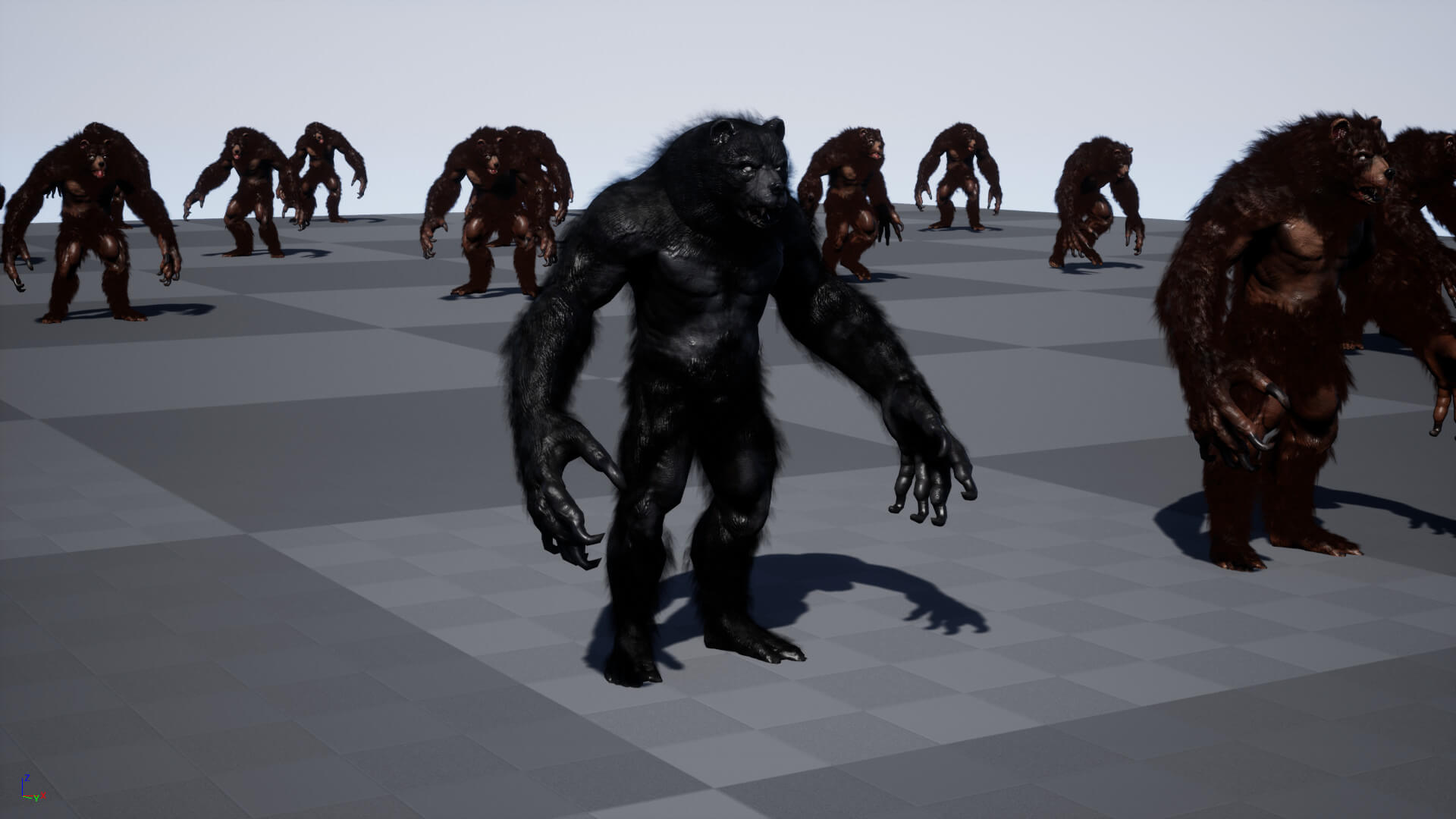 Werebear Game Ready - 3D Model by andryuha1981