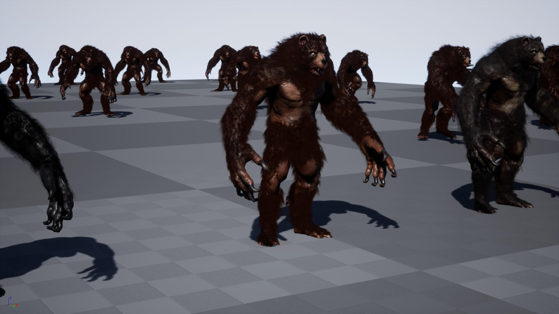 Werebear Game Ready - 3D Model by andryuha1981