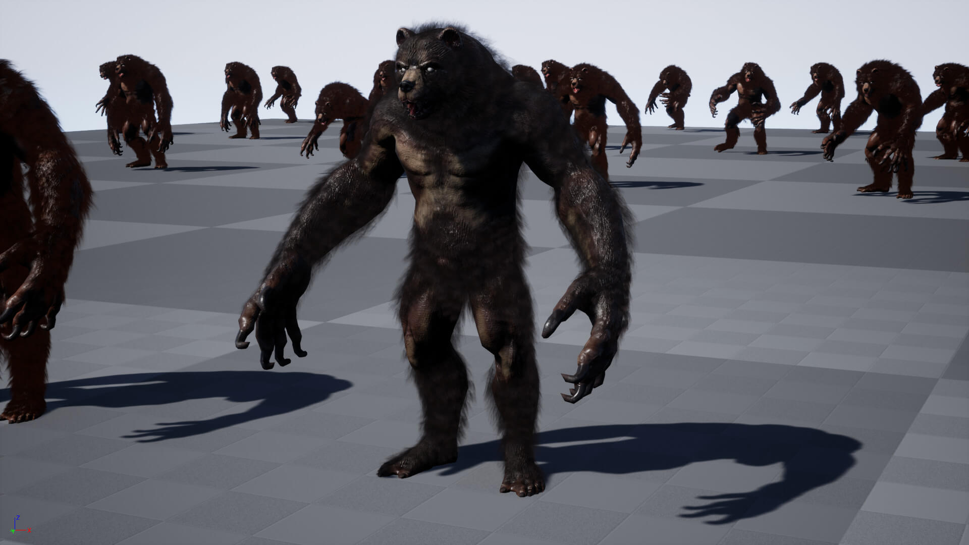 Werebear Game Ready - 3D Model by andryuha1981