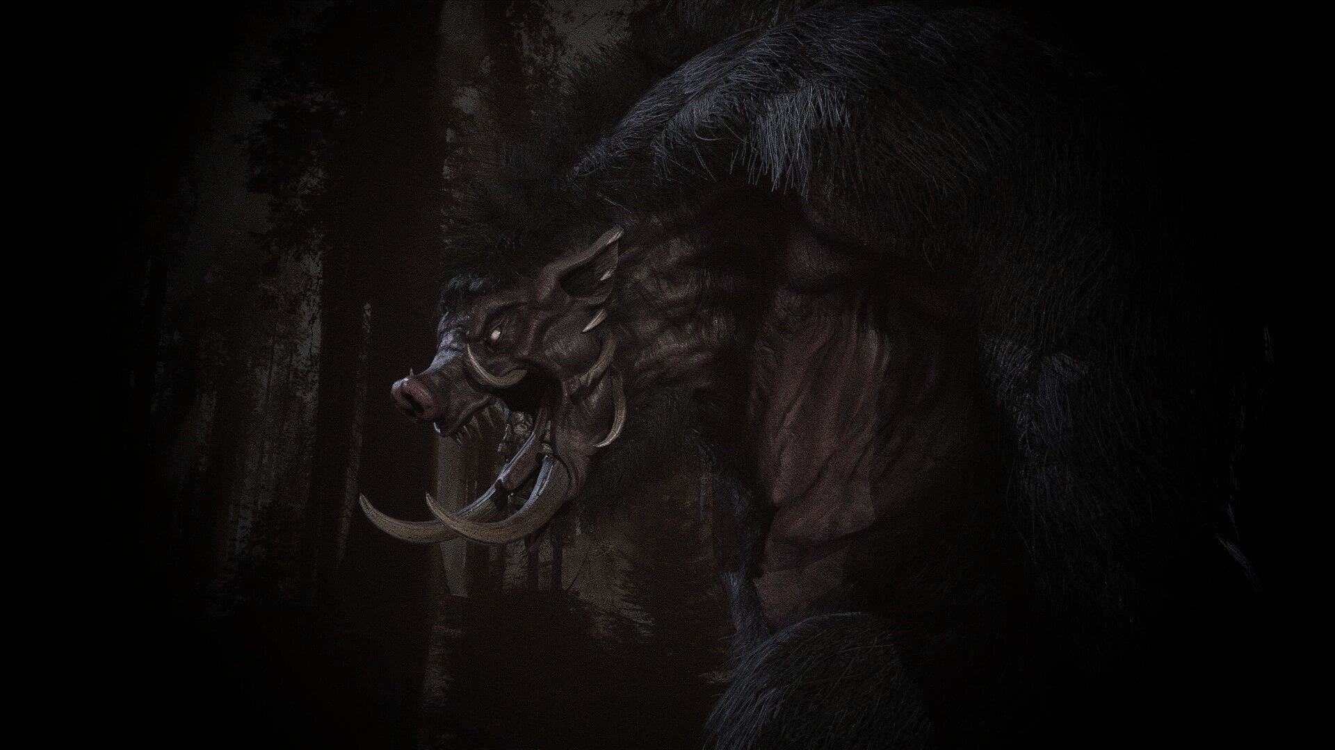 Wereboar Game Ready - 3D Model by andryuha1981