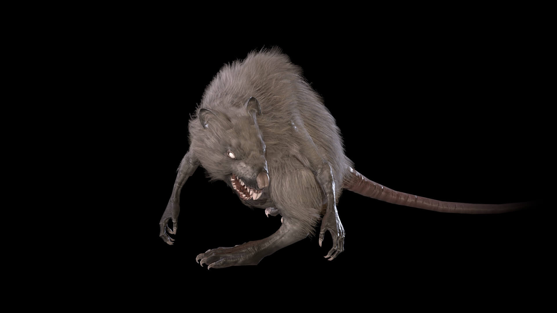 Wererat Game Ready - 3D Model by andryuha1981