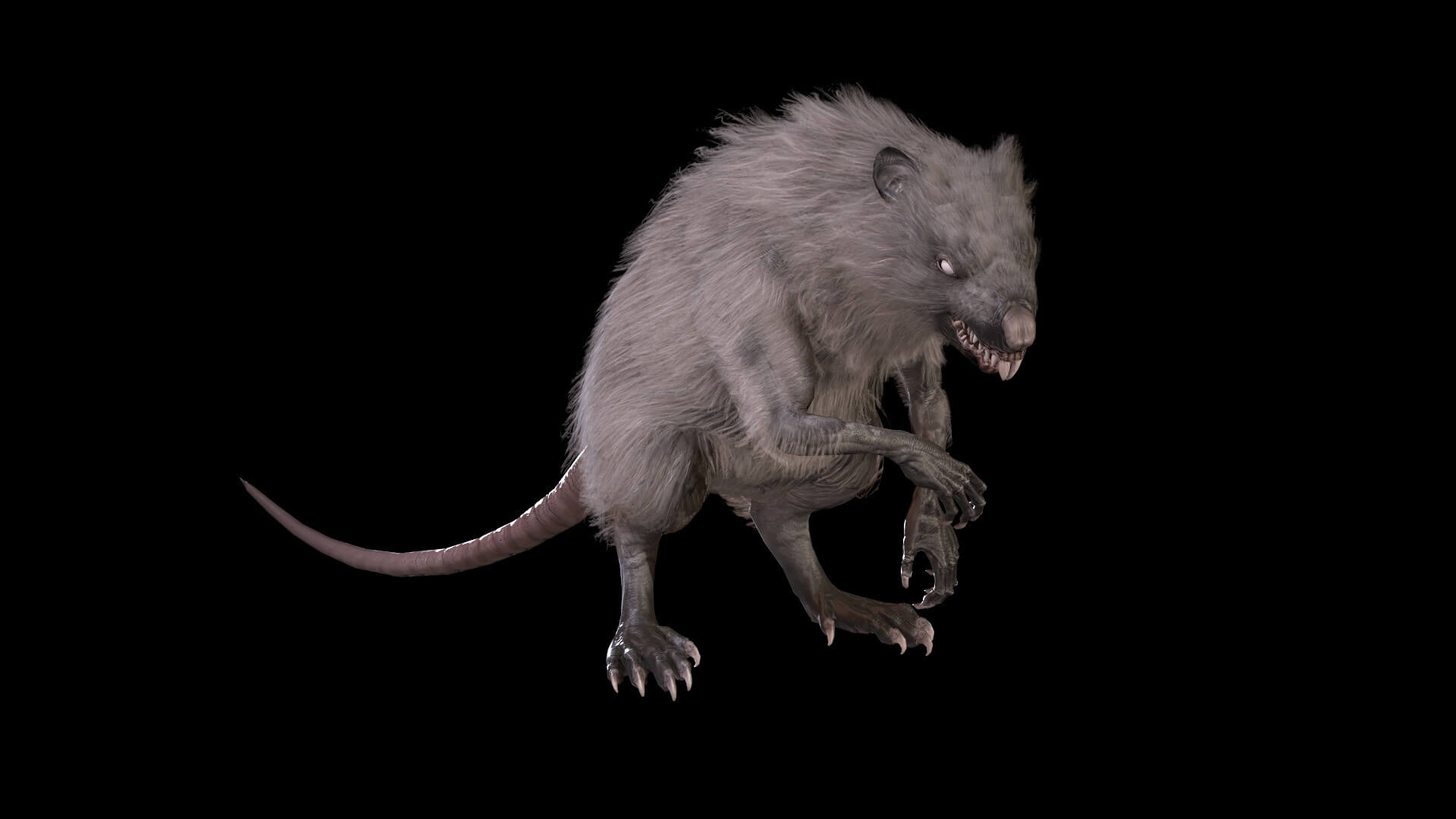 Wererat Game Ready - 3D Model by andryuha1981