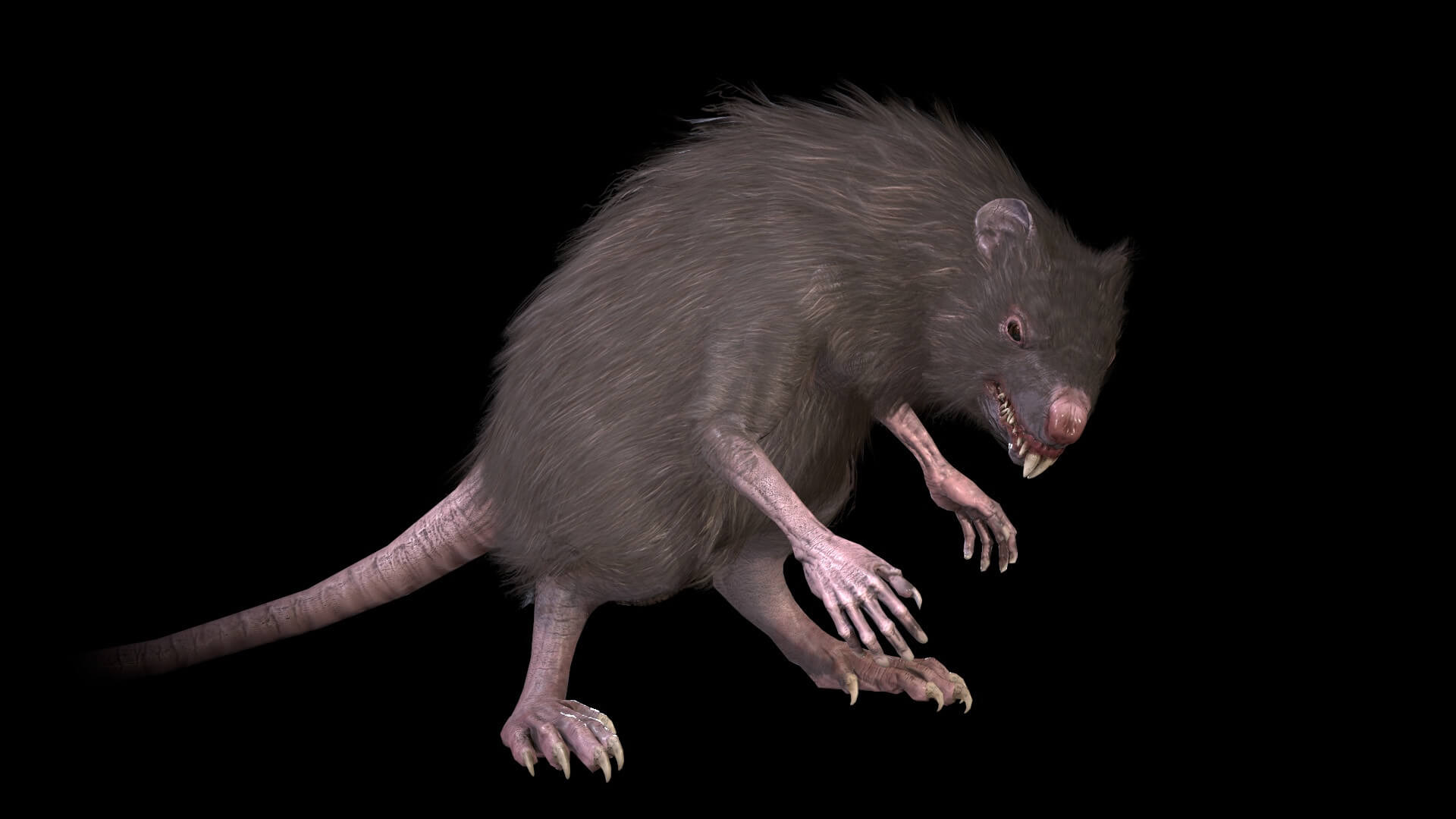 Wererat Game Ready - 3D Model by andryuha1981