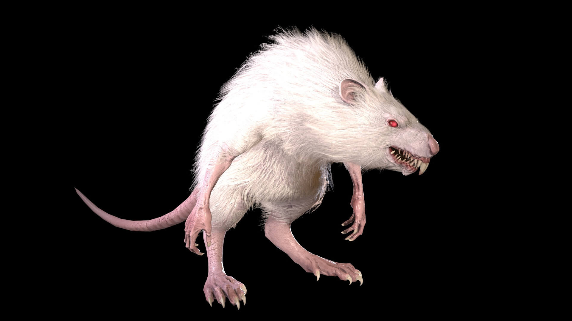 Wererat Game Ready - 3D Model by andryuha1981
