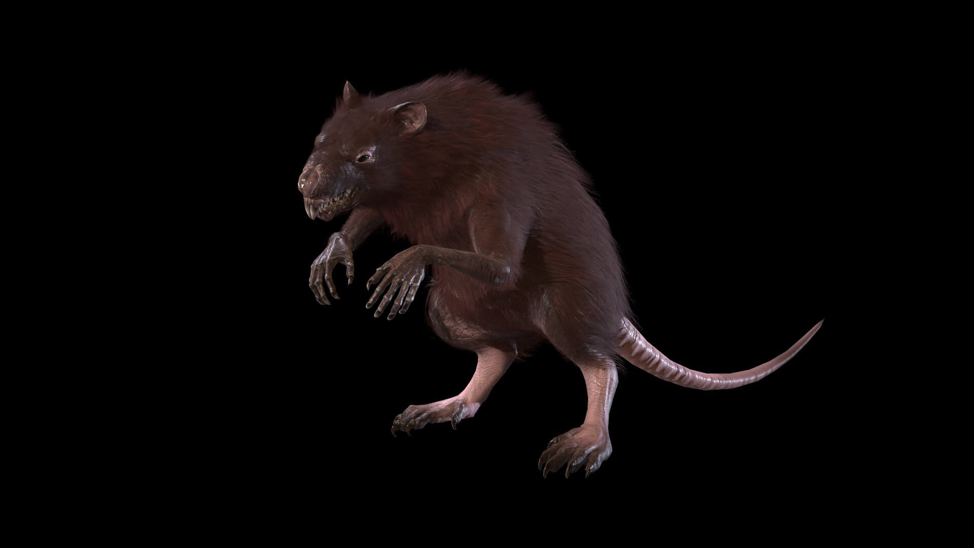 Wererat Game Ready - 3D Model by andryuha1981