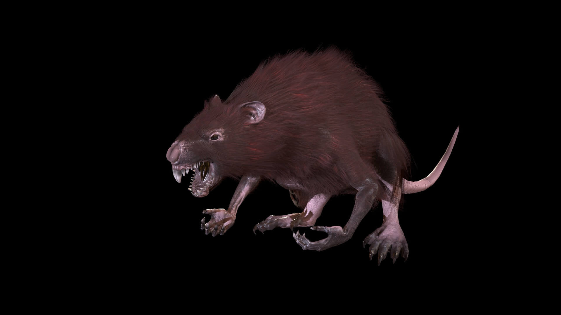 Wererat Game Ready - 3D Model by andryuha1981