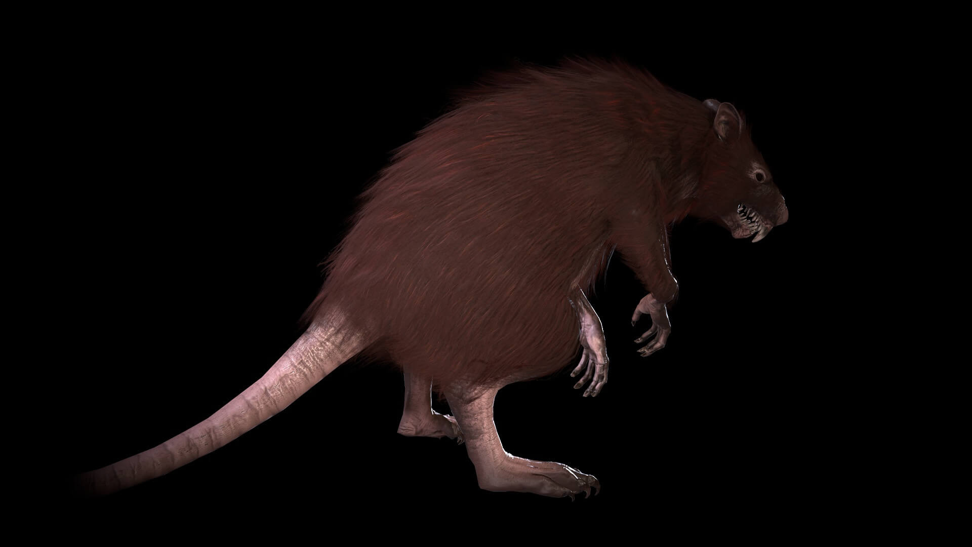 Wererat Game Ready - 3D Model by andryuha1981