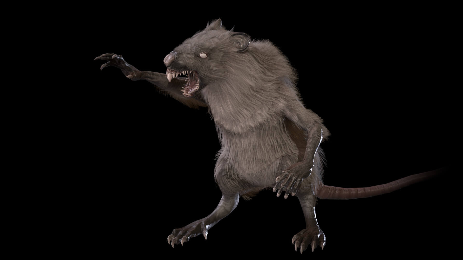 Wererat Game Ready - 3D Model by andryuha1981