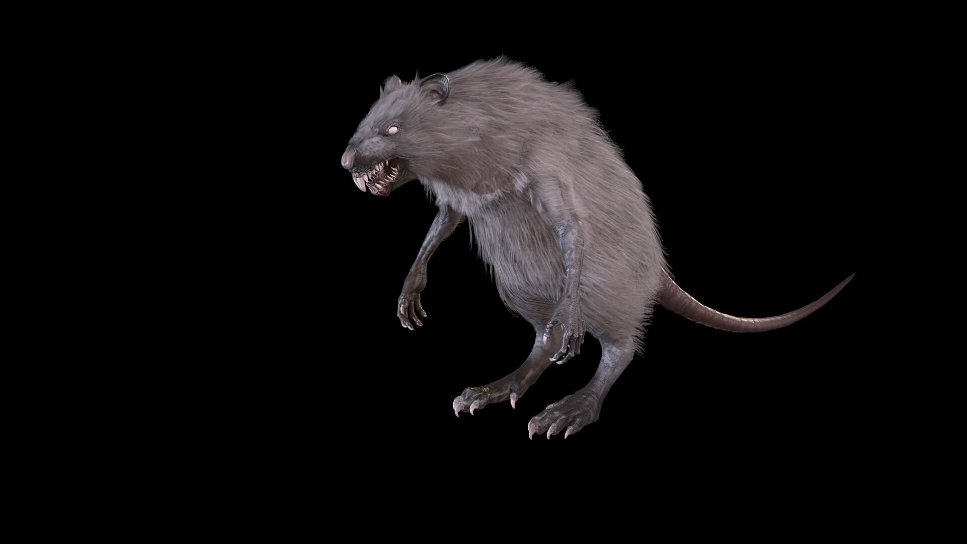 Wererat Game Ready - 3D Model by andryuha1981