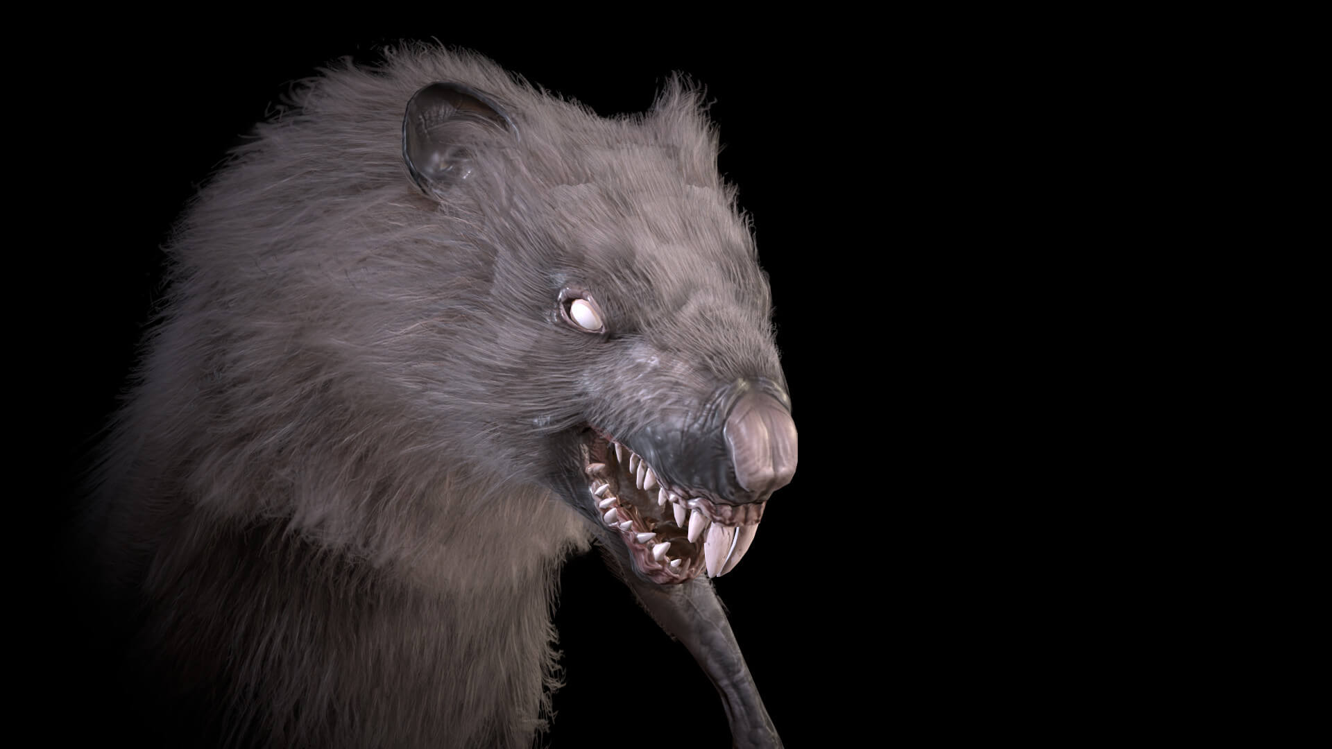 Wererat Game Ready - 3D Model by andryuha1981