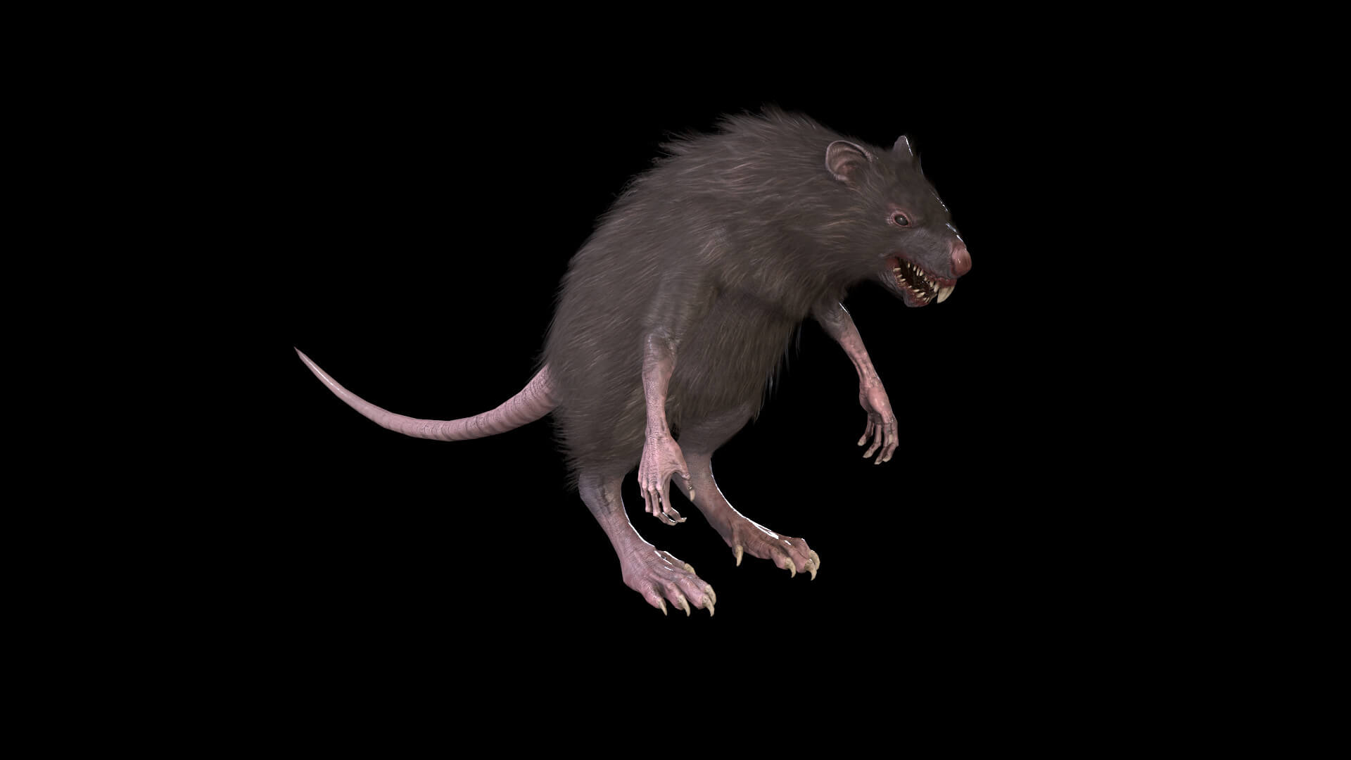 Wererat Game Ready - 3D Model by andryuha1981