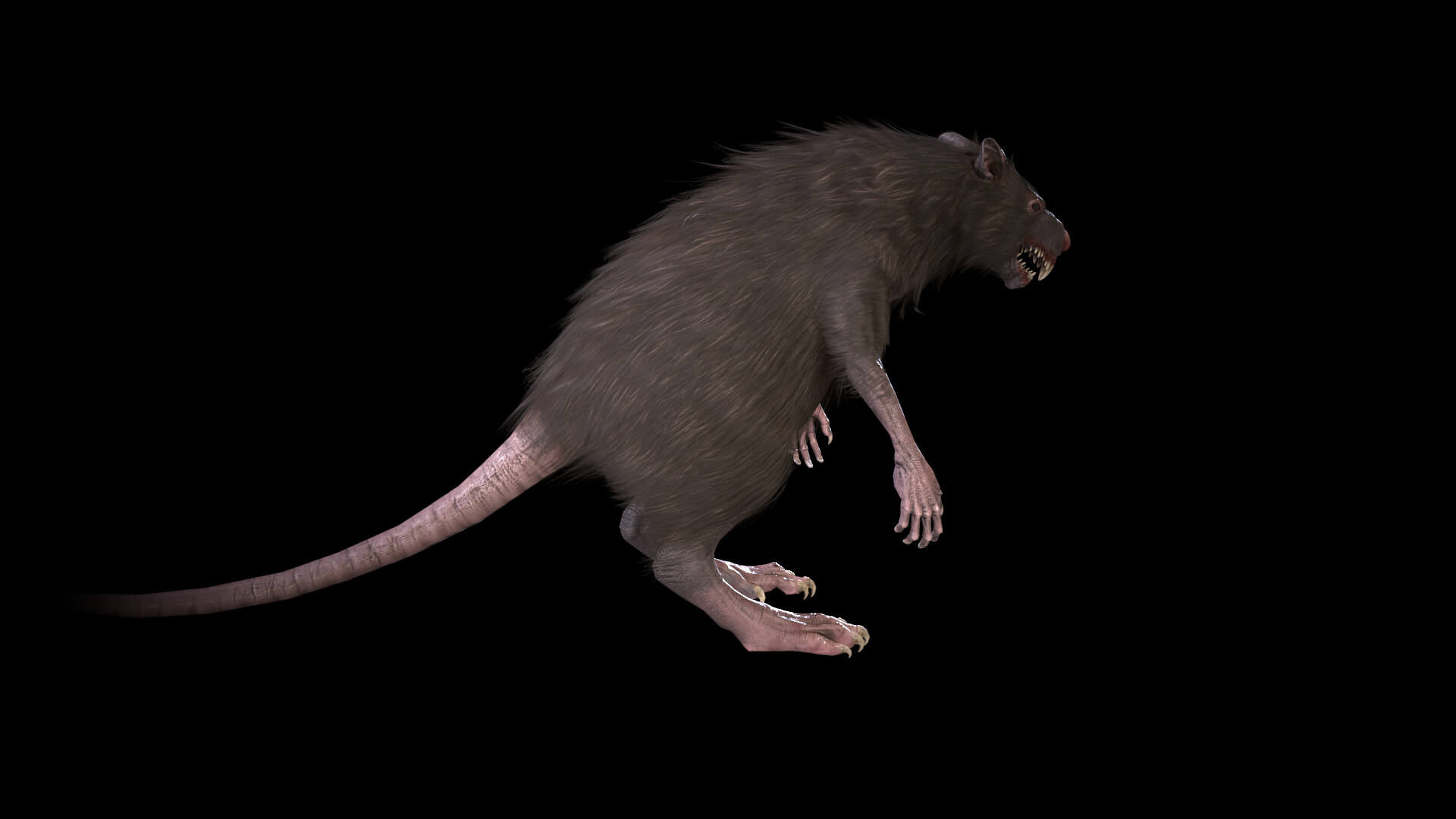 Wererat Game Ready - 3D Model by andryuha1981