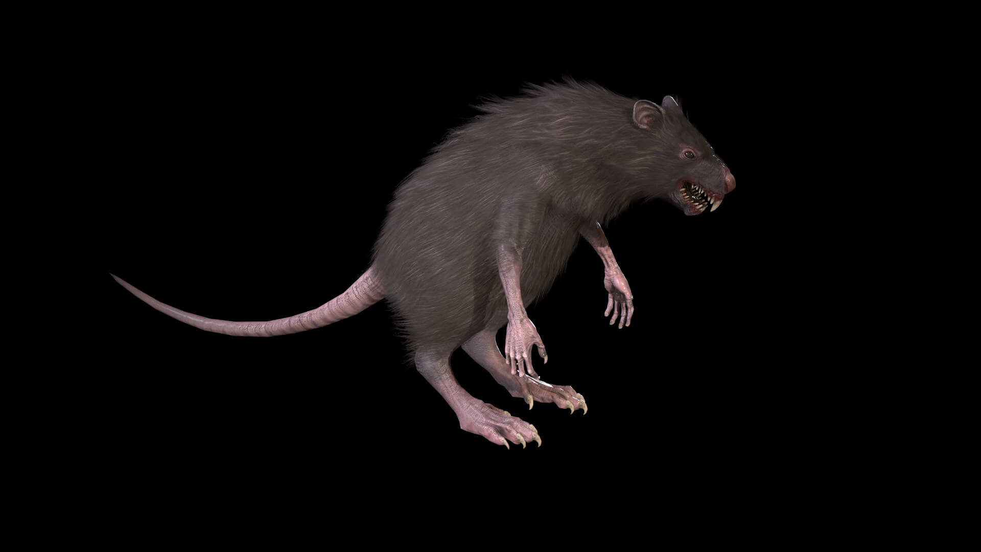 Wererat Game Ready - 3D Model by andryuha1981