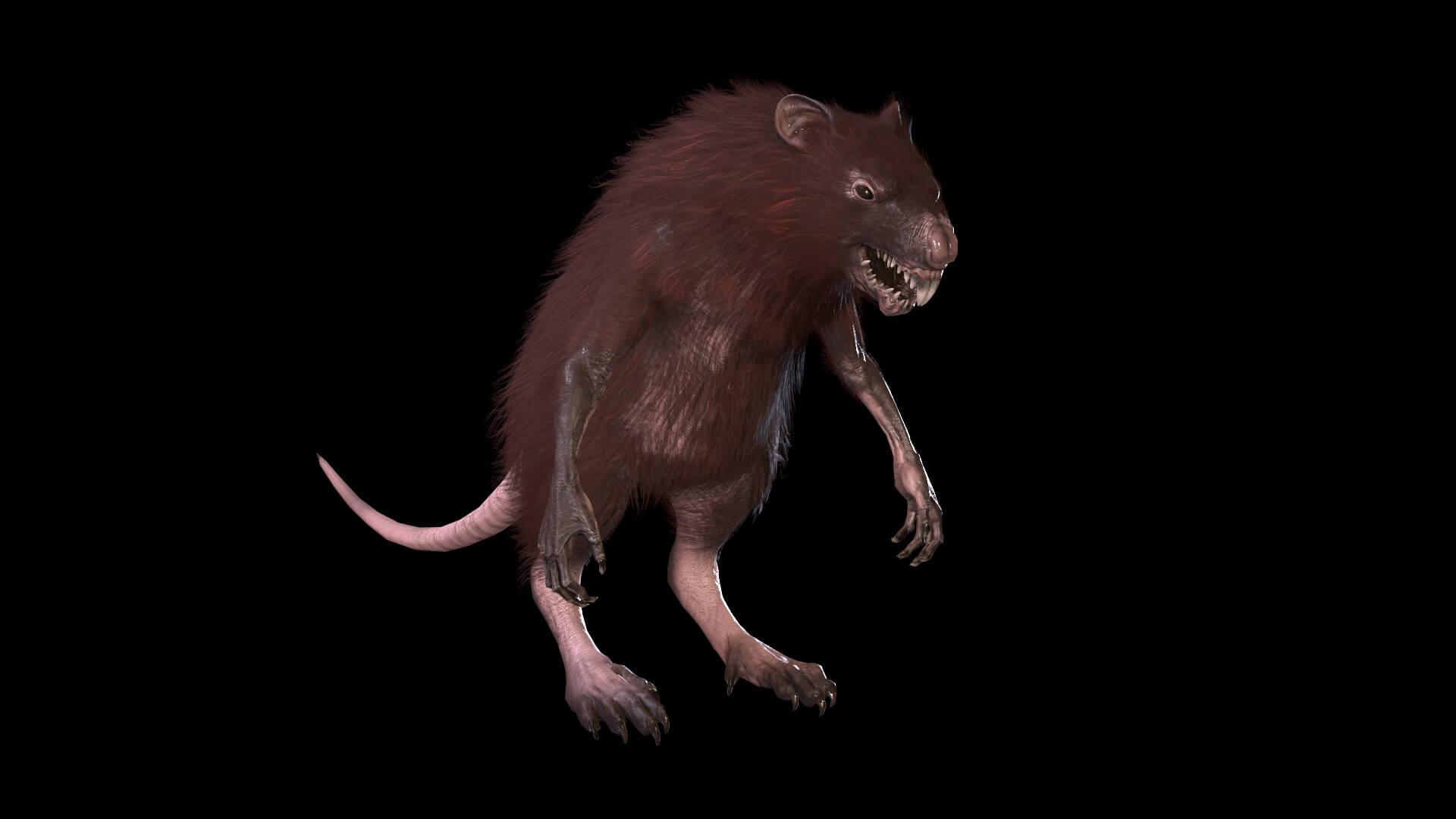 Wererat Game Ready - 3D Model by andryuha1981