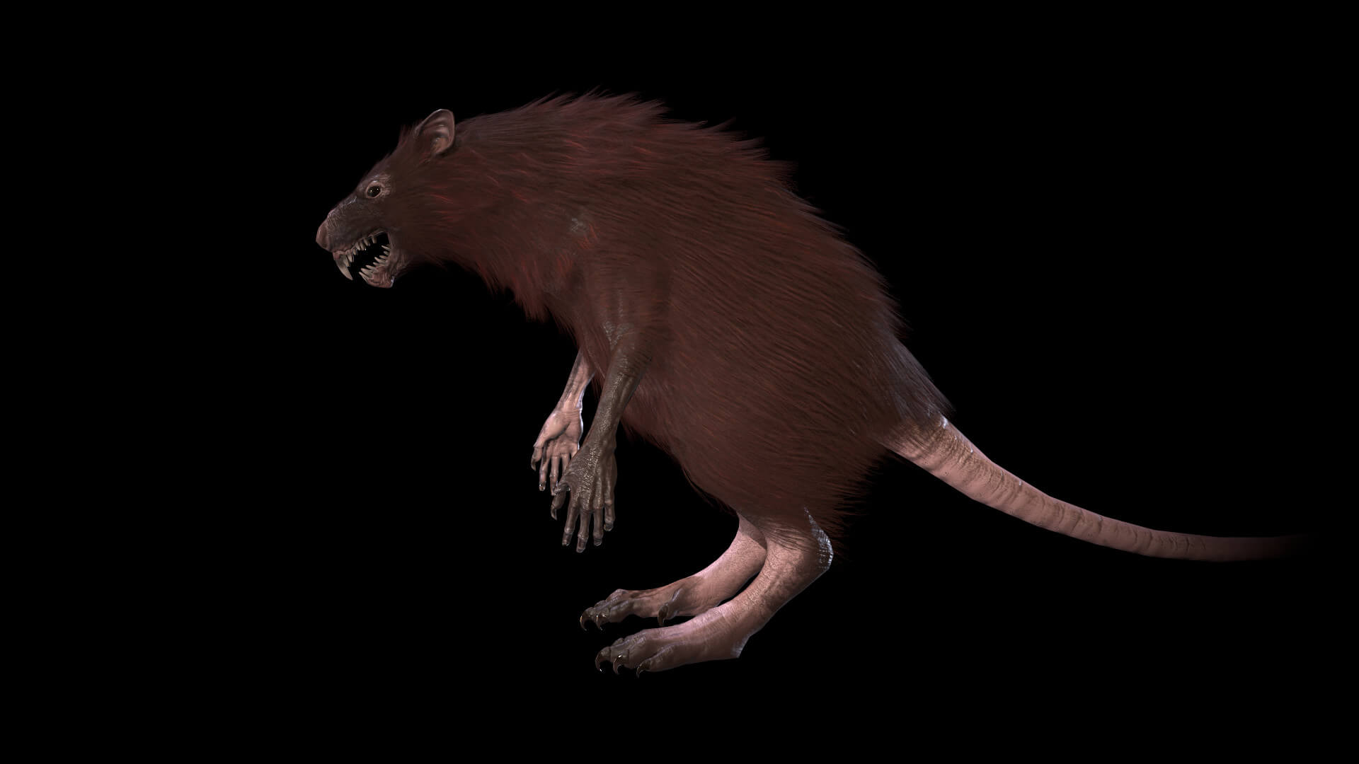 Wererat Game Ready - 3D Model by andryuha1981