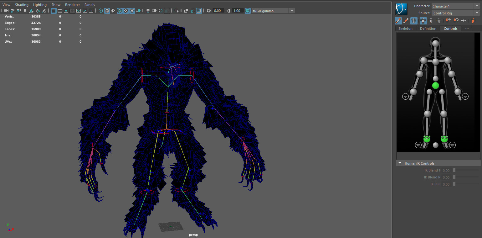 Werewolf Game Ready - 3D Model by andryuha1981