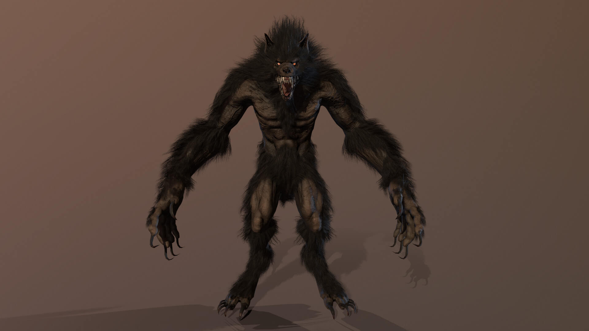 Werewolf Game Ready - 3D Model by andryuha1981