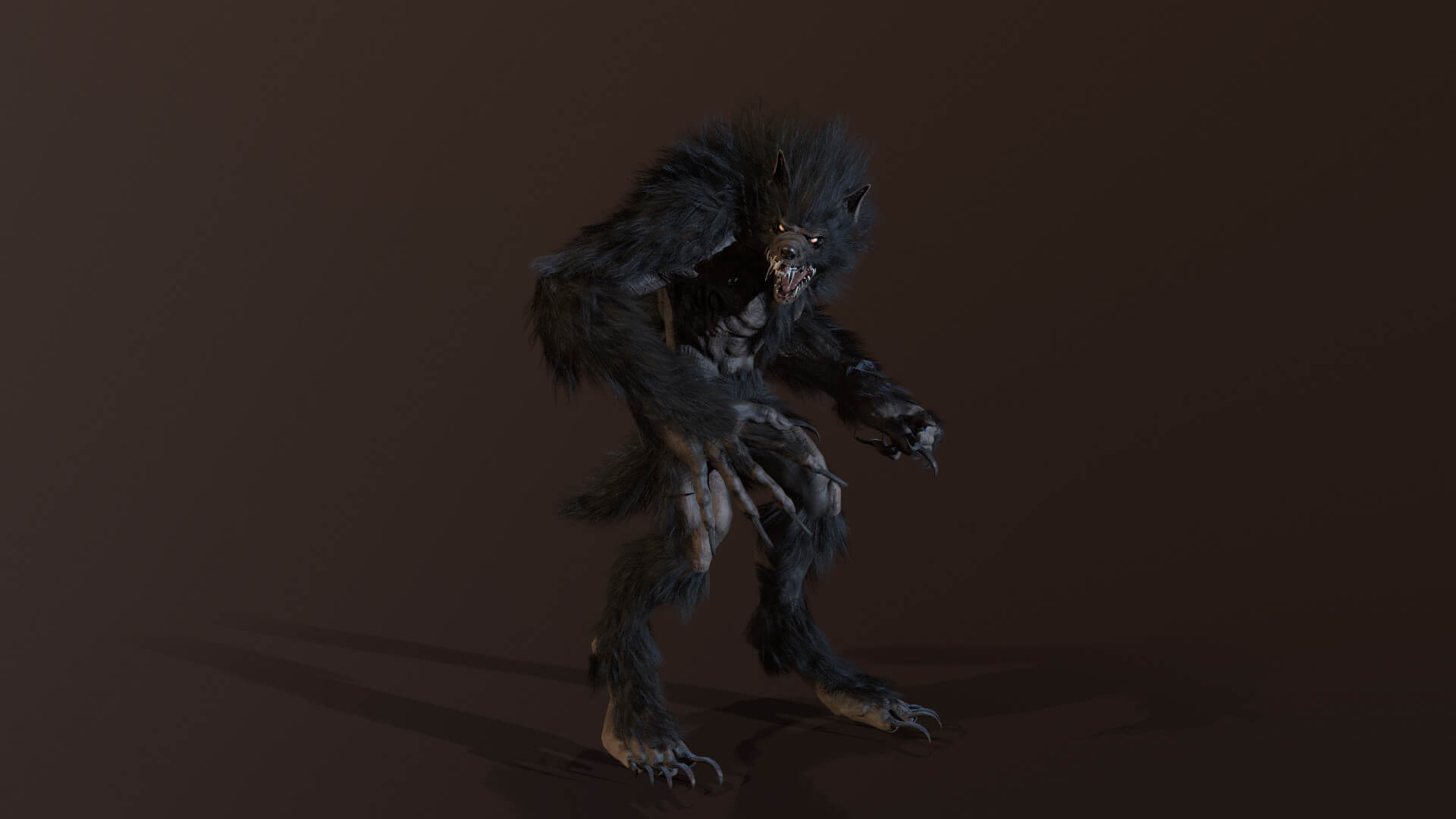 Werewolf Game Ready - 3D Model by andryuha1981