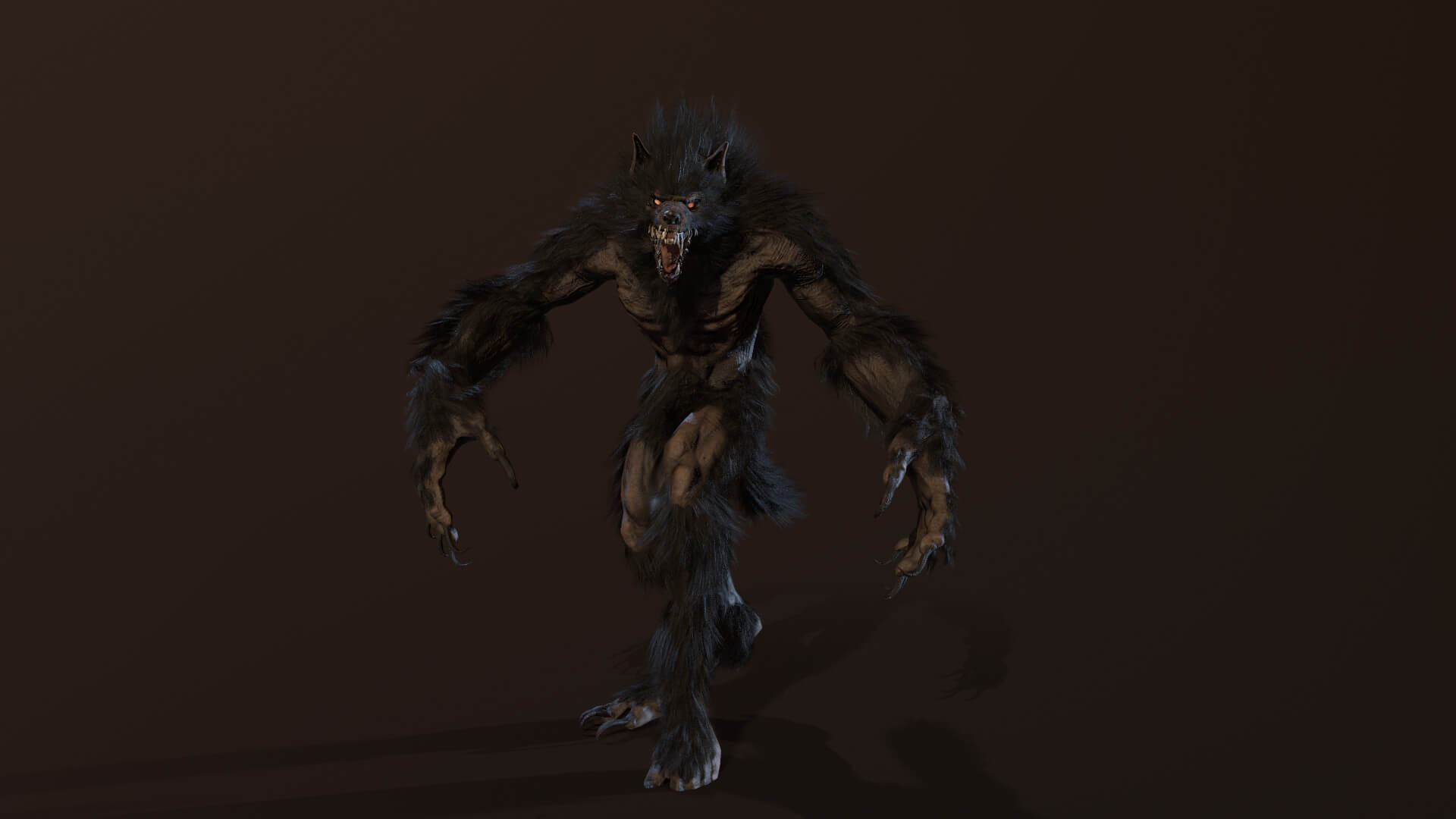 Werewolf Game Ready - 3D Model by andryuha1981