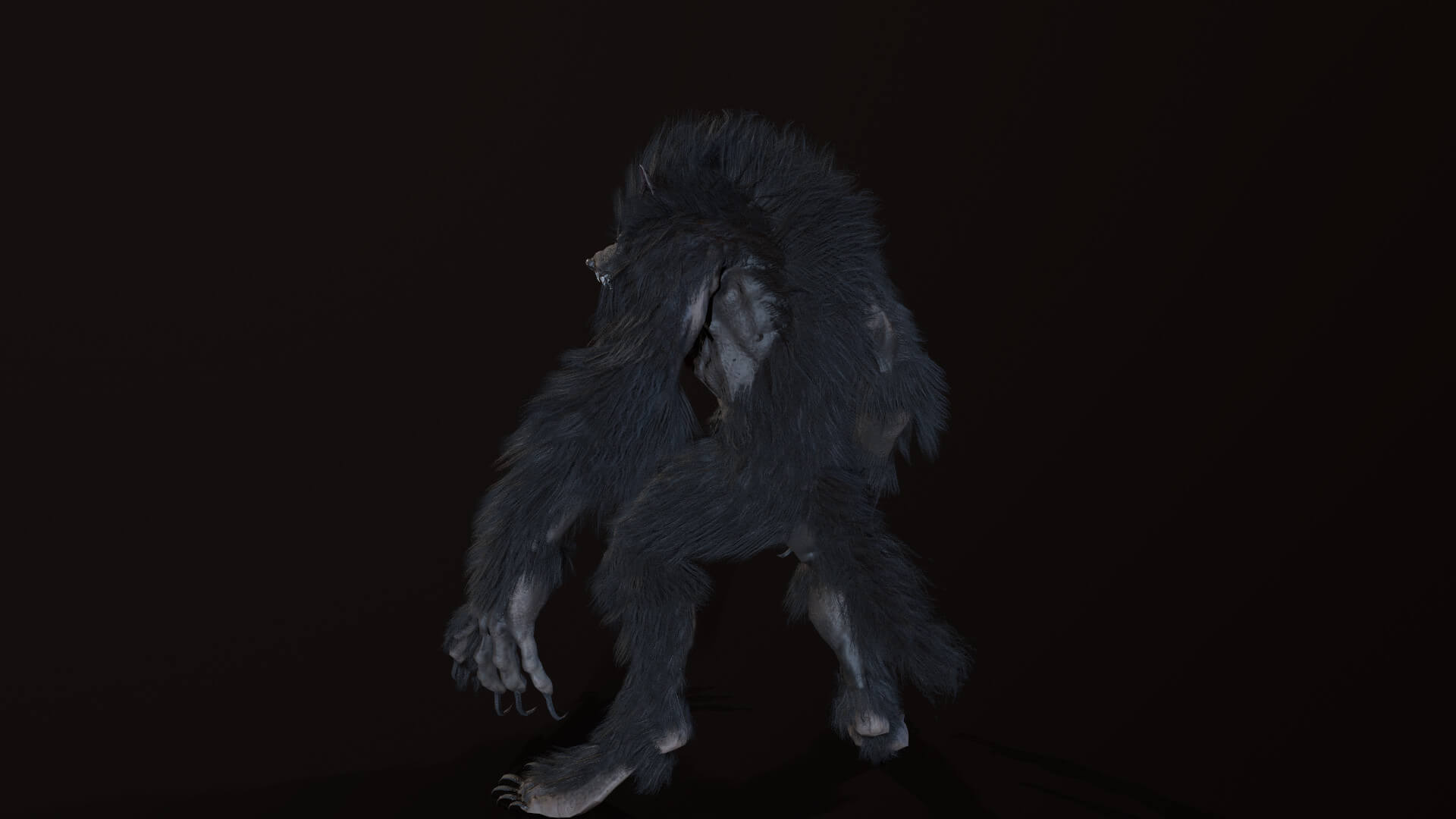 Werewolf Game Ready - 3D Model by andryuha1981