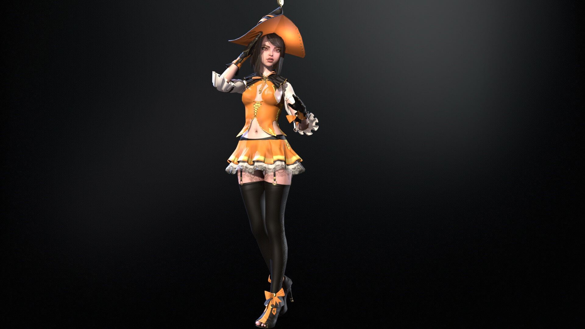 Witch2 Game Ready - 3D Model by andryuha1981