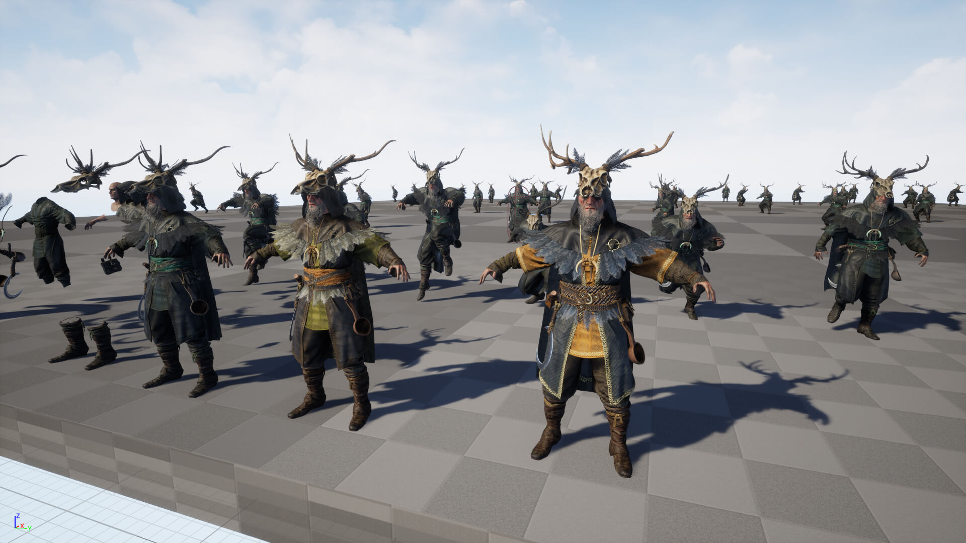 Wizard Druid - 3D Model by andryuha1981