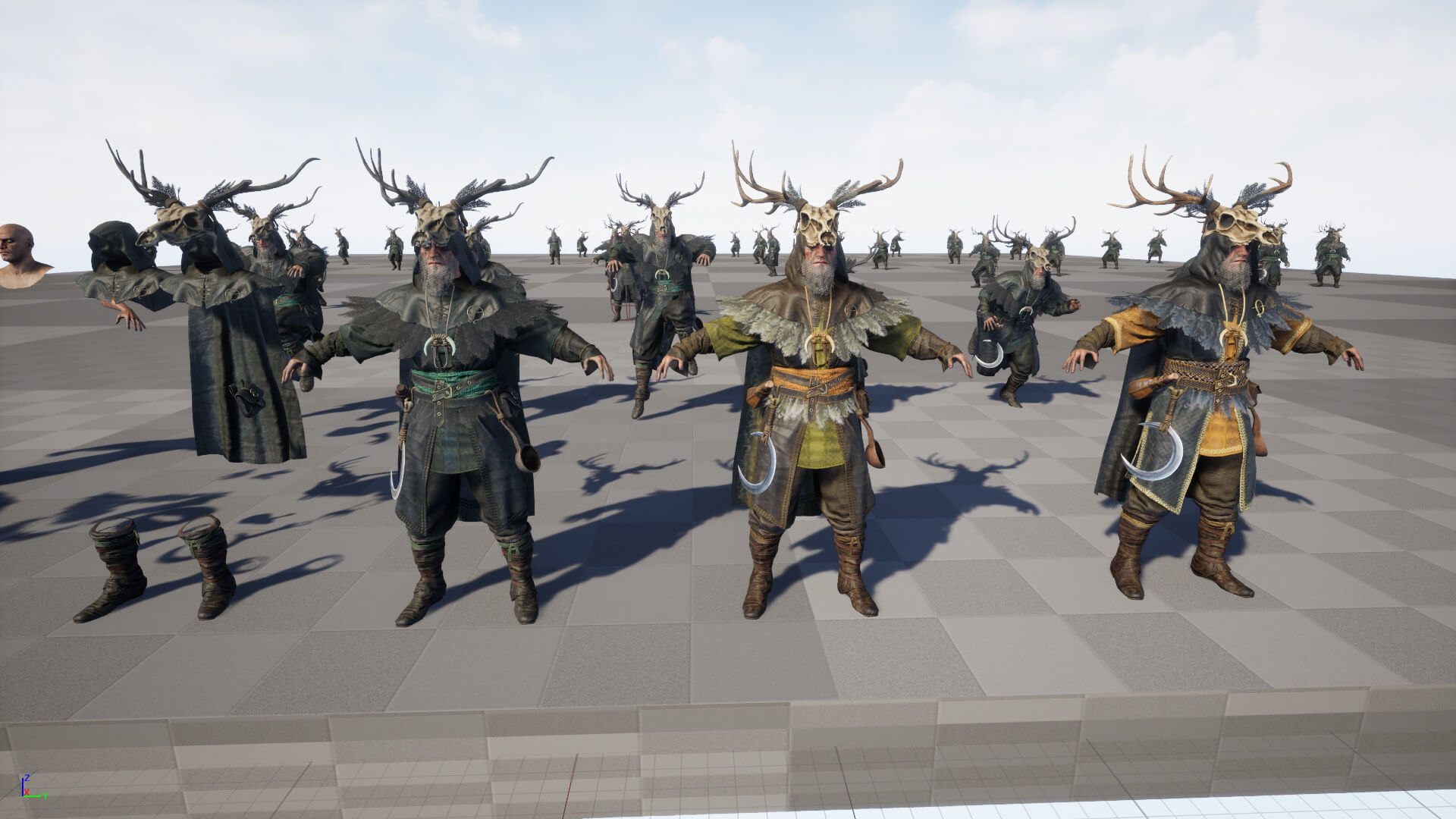 Wizard Druid - 3D Model by andryuha1981