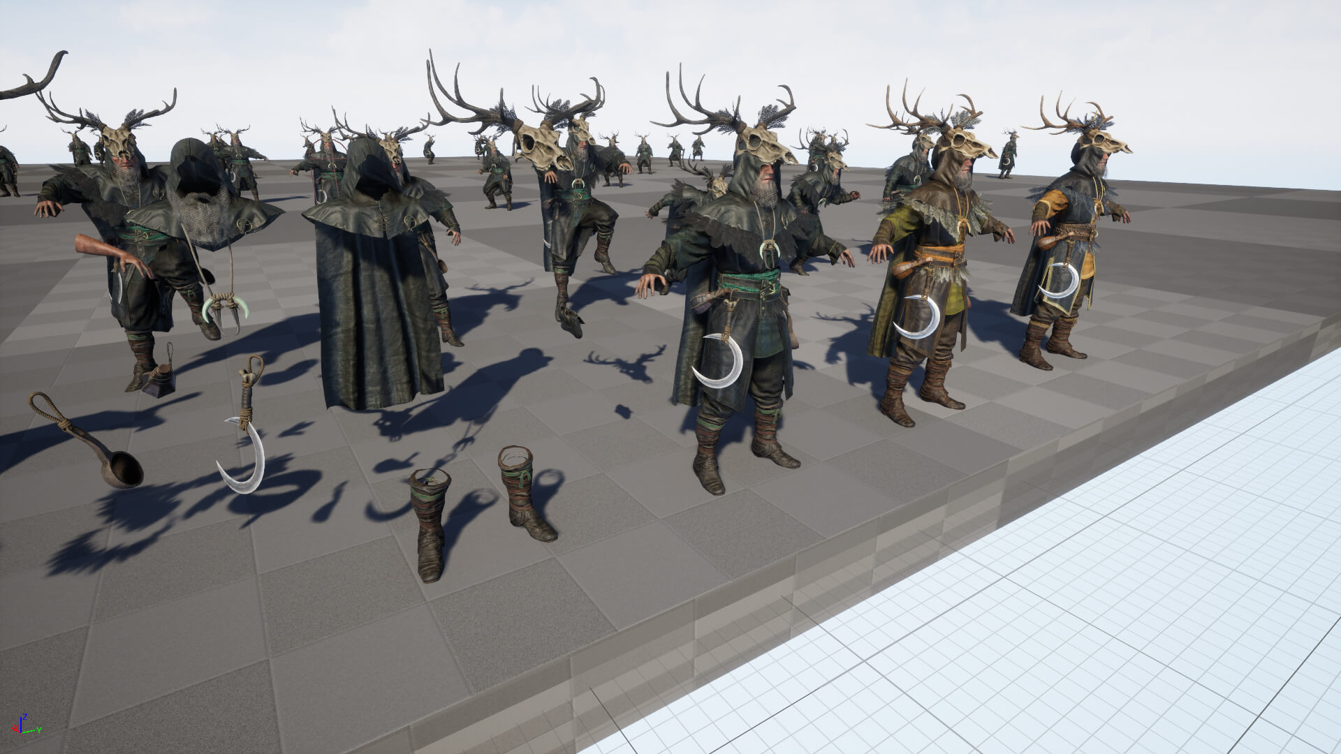 Wizard Druid - 3D Model by andryuha1981