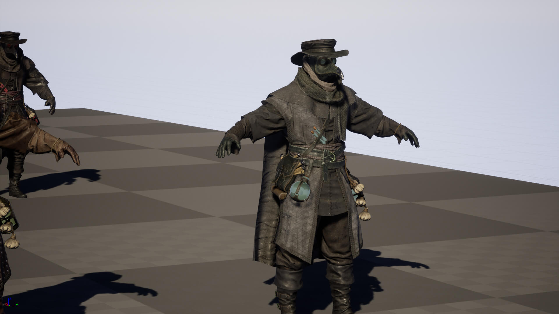 Wizard Plague Doctor - 3D Model by andryuha1981