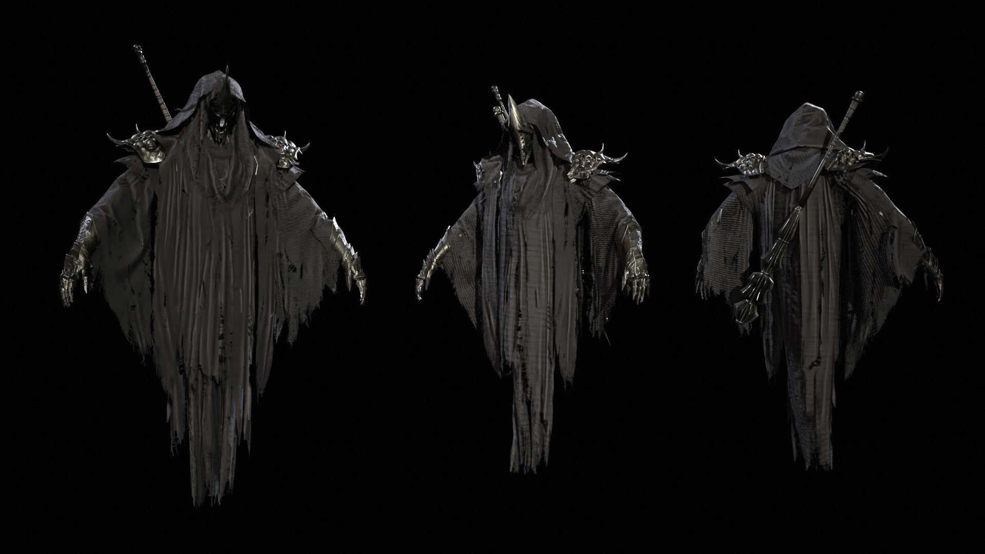 Wraith Game Ready - 3D Model by andryuha1981
