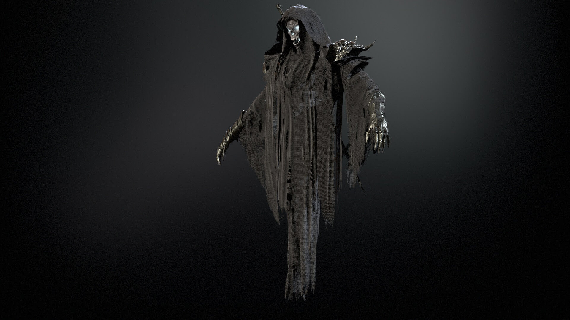 Wraith Game Ready - 3D Model by andryuha1981