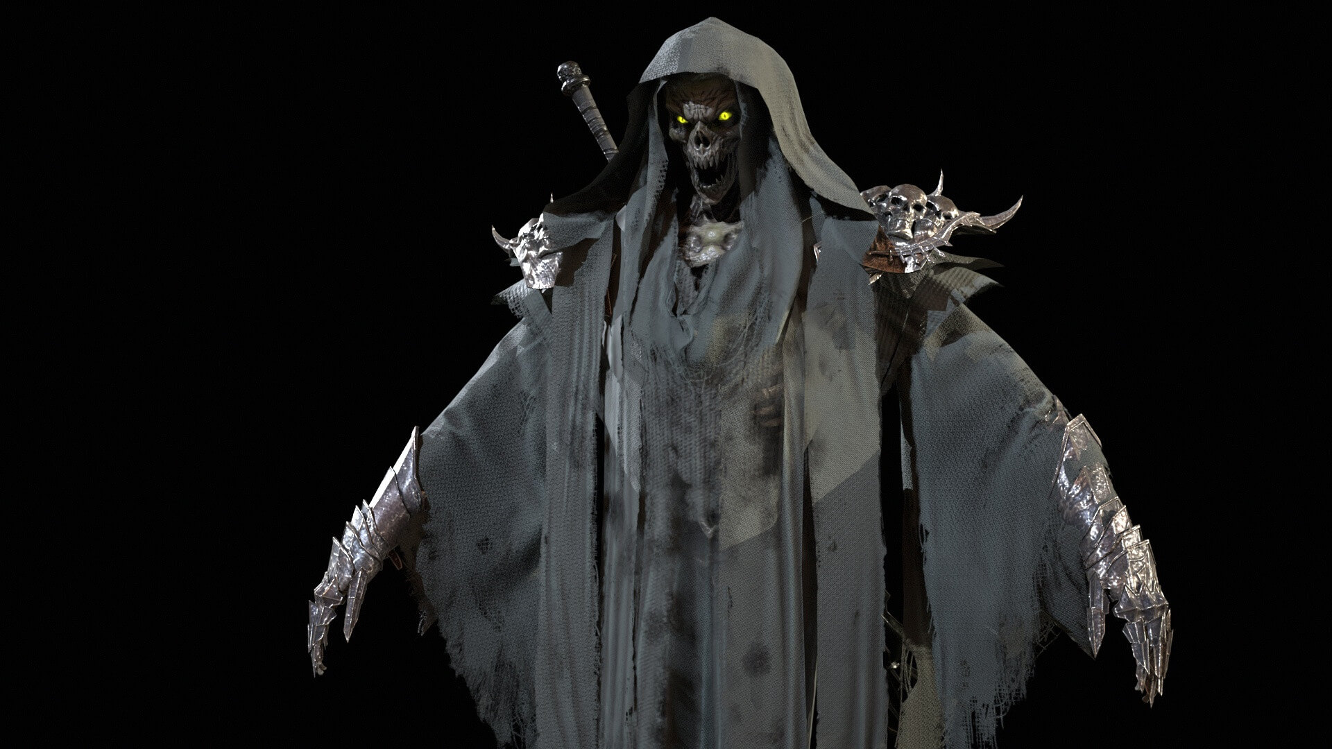 Wraith Game Ready - 3D Model by andryuha1981
