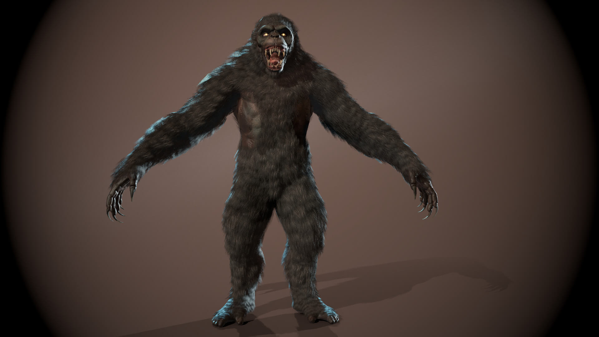 Yeti Game Ready - 3D Model by andryuha1981