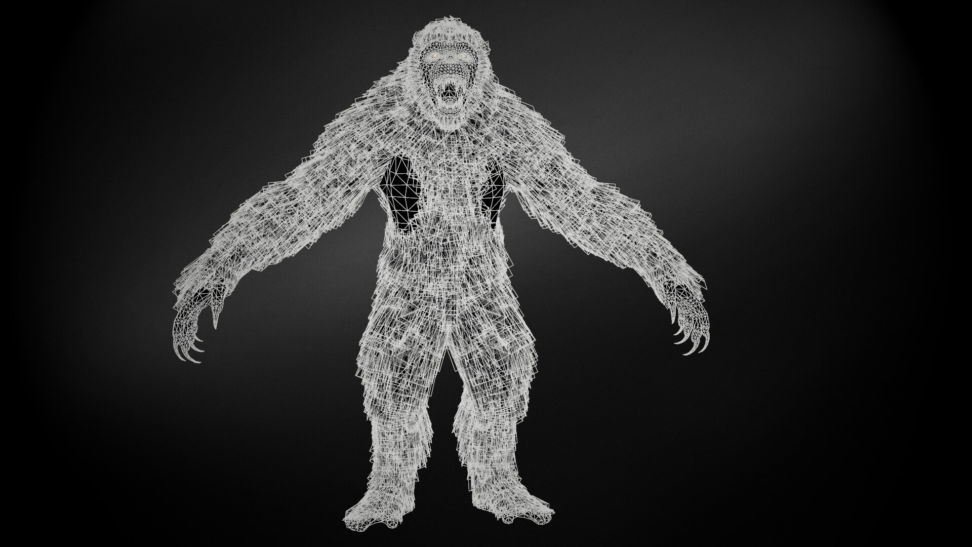 Yeti Game Ready - 3D Model by andryuha1981