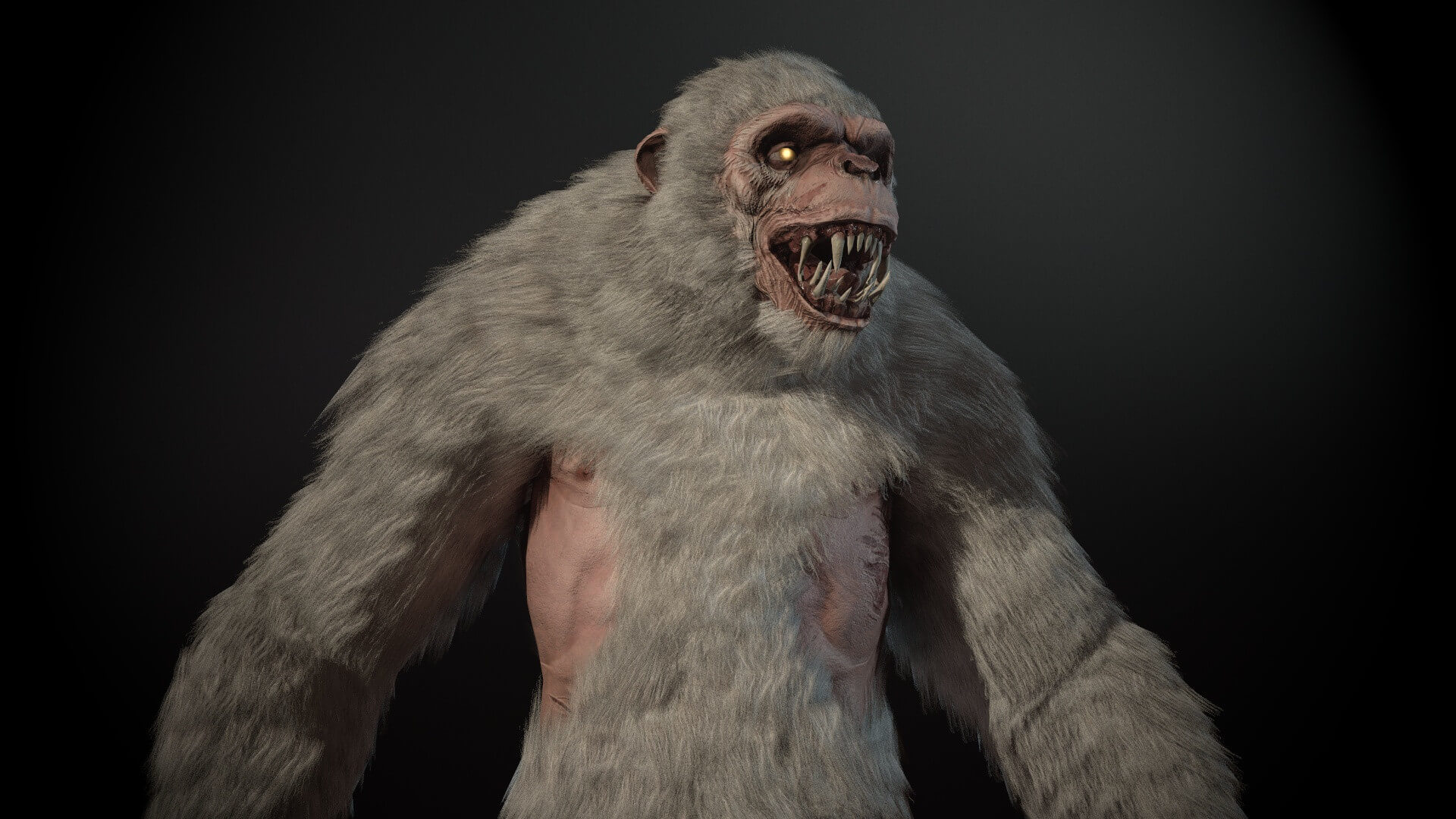 Yeti Game Ready - 3D Model by andryuha1981