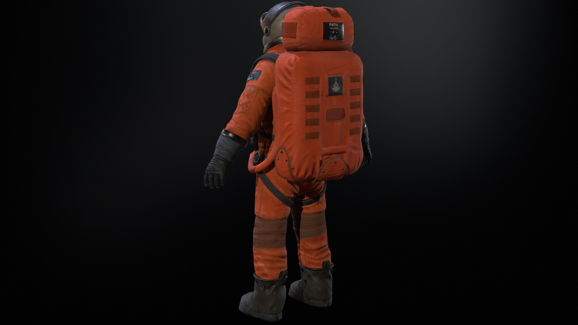 Zombie Astronaut Game Ready - 3D Model by andryuha1981