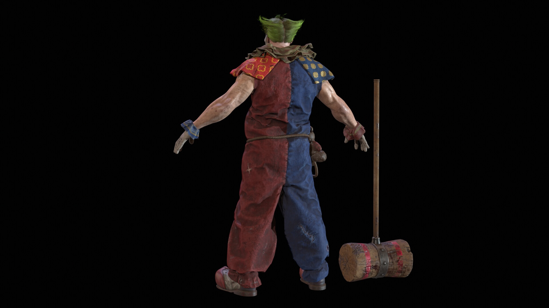 Zombie Clown - 3D Model by andryuha1981
