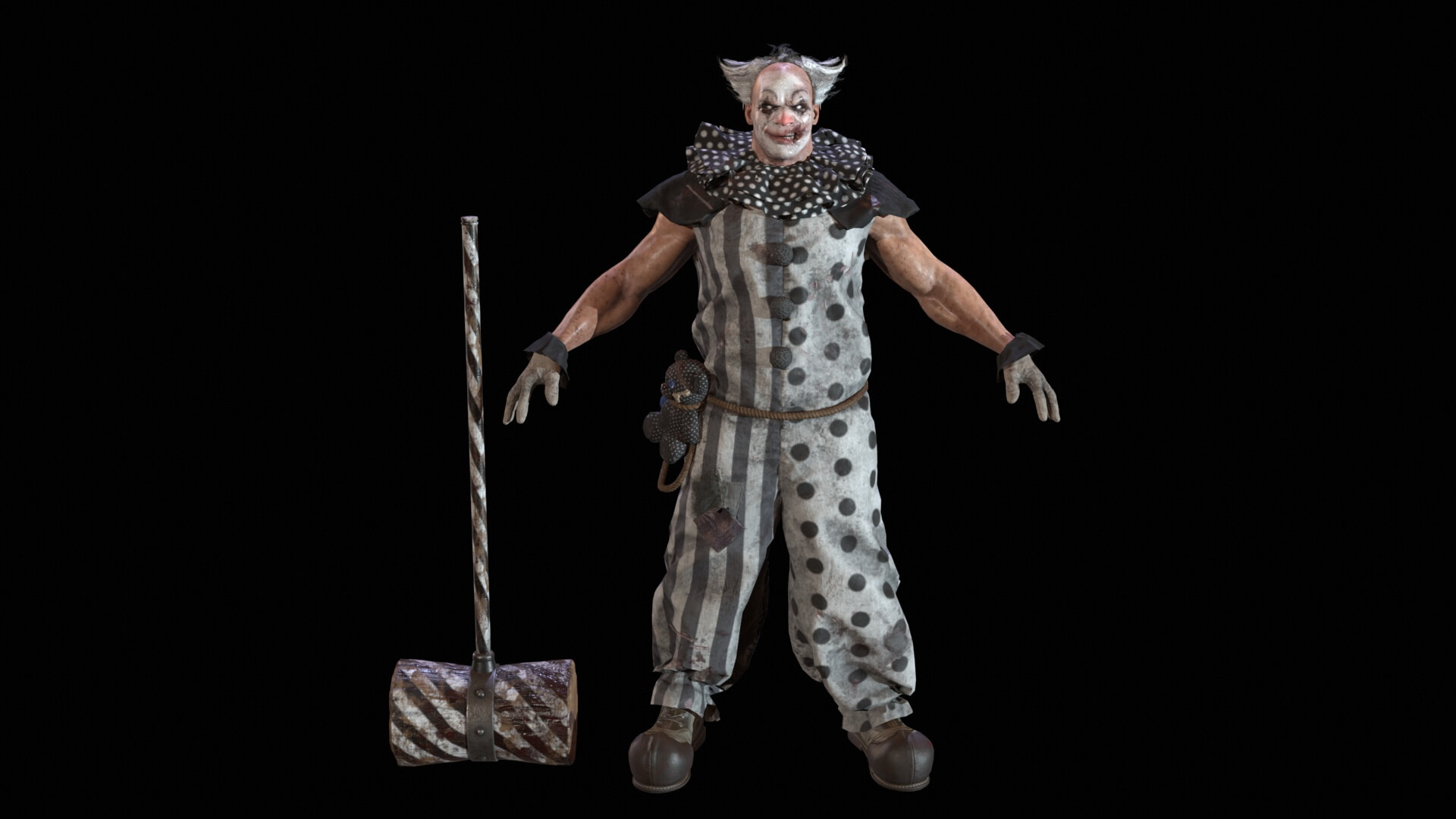 Zombie Clown - 3D Model by andryuha1981