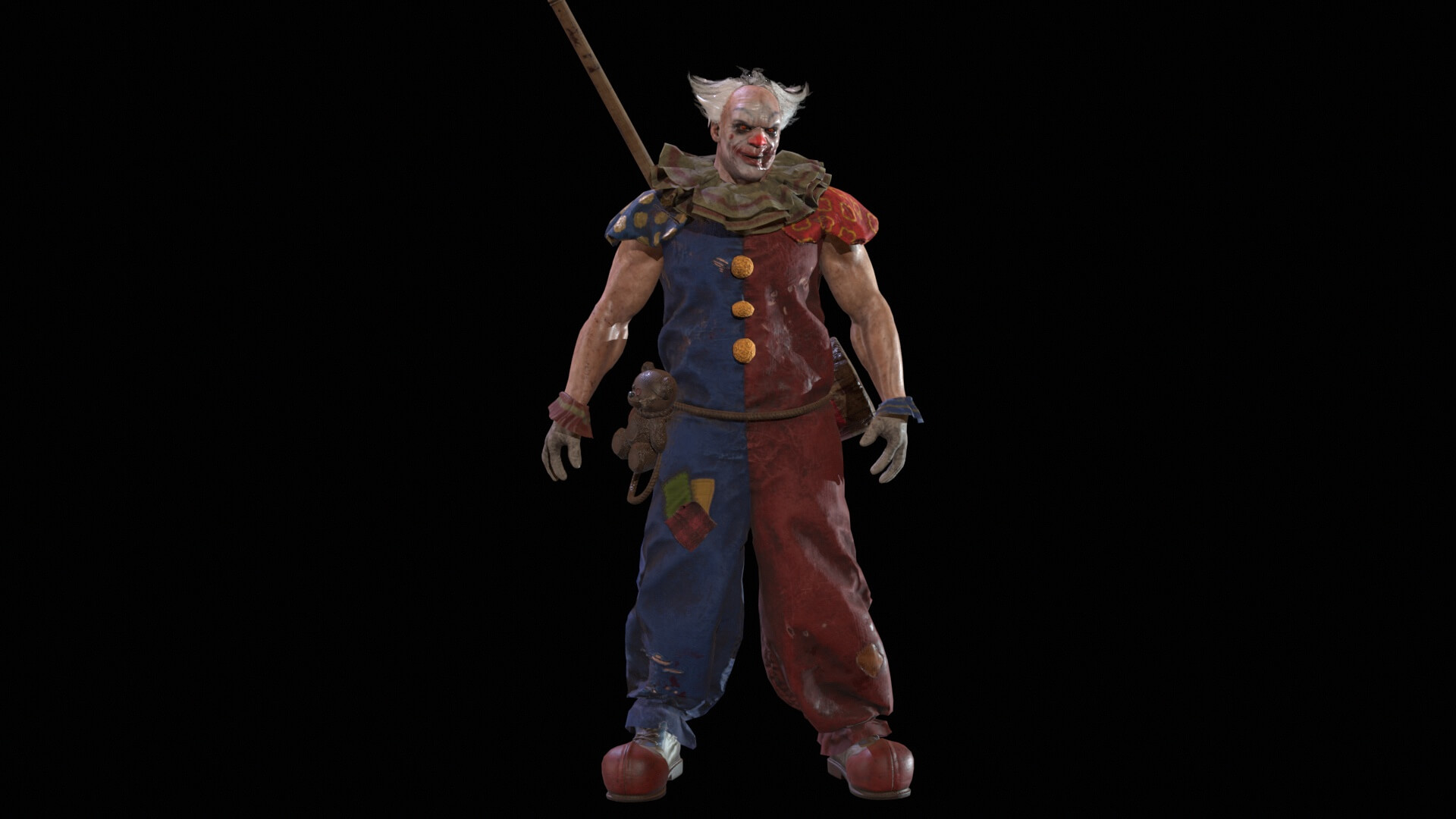 Zombie Clown - 3D Model by andryuha1981
