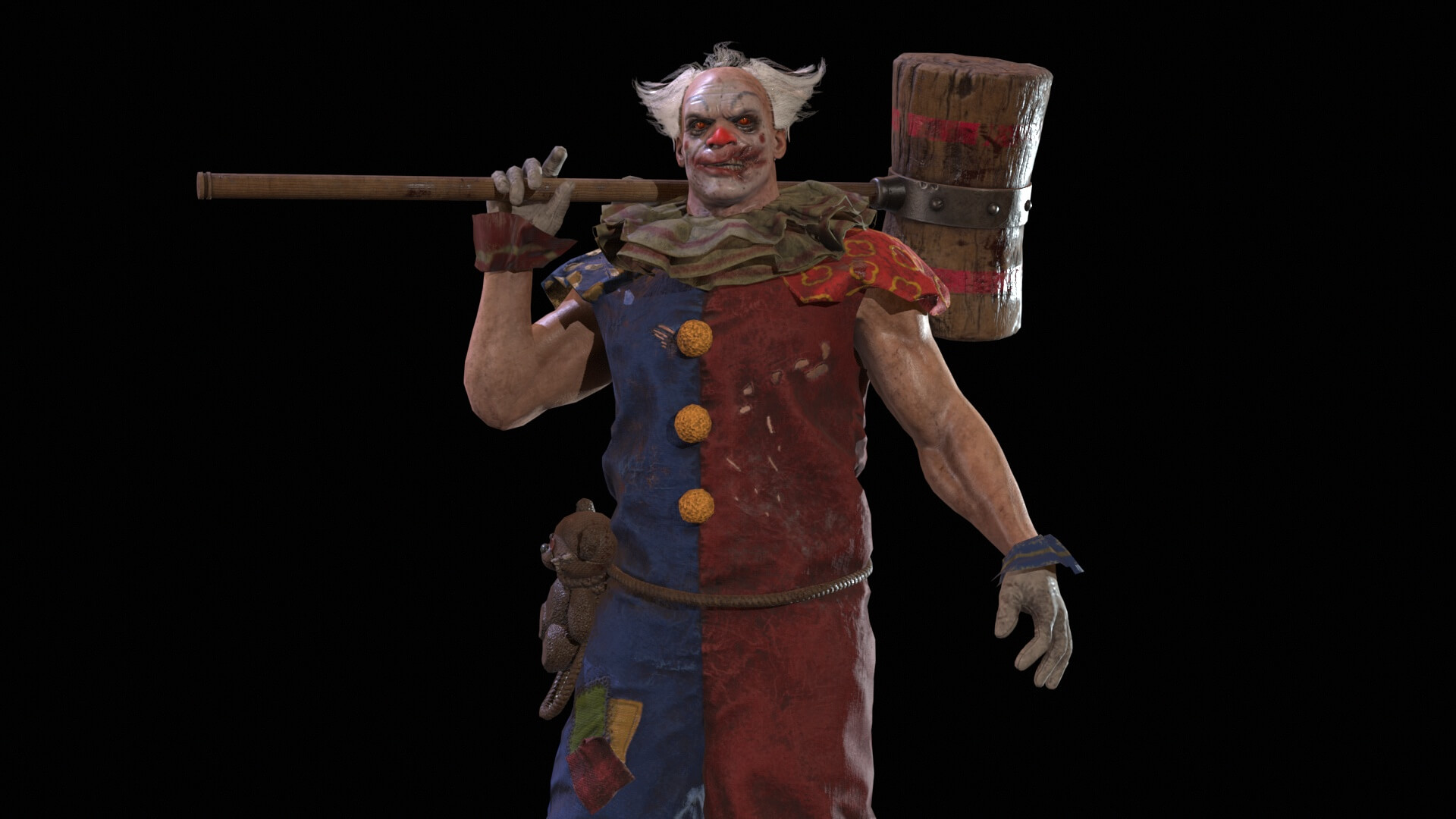 Zombie Clown - 3D Model by andryuha1981